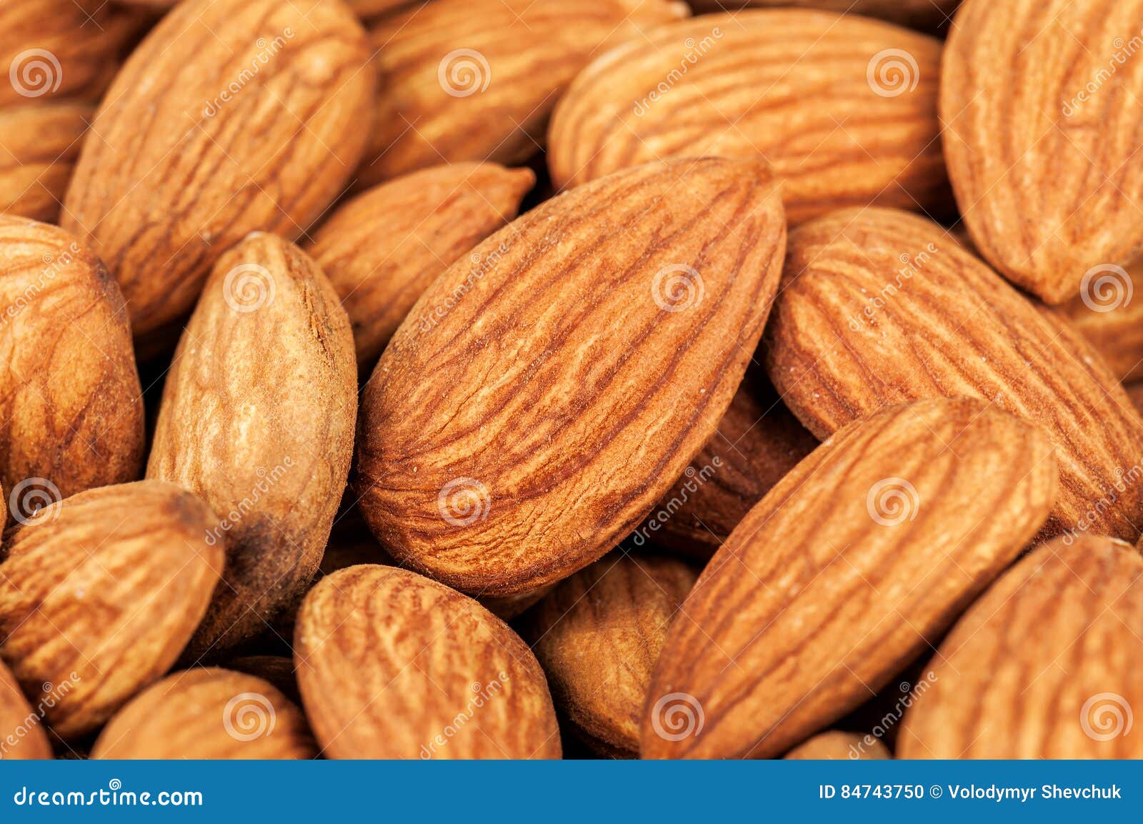 Ripe almonds texture stock photo. Image of healthy, delicious - 84743750