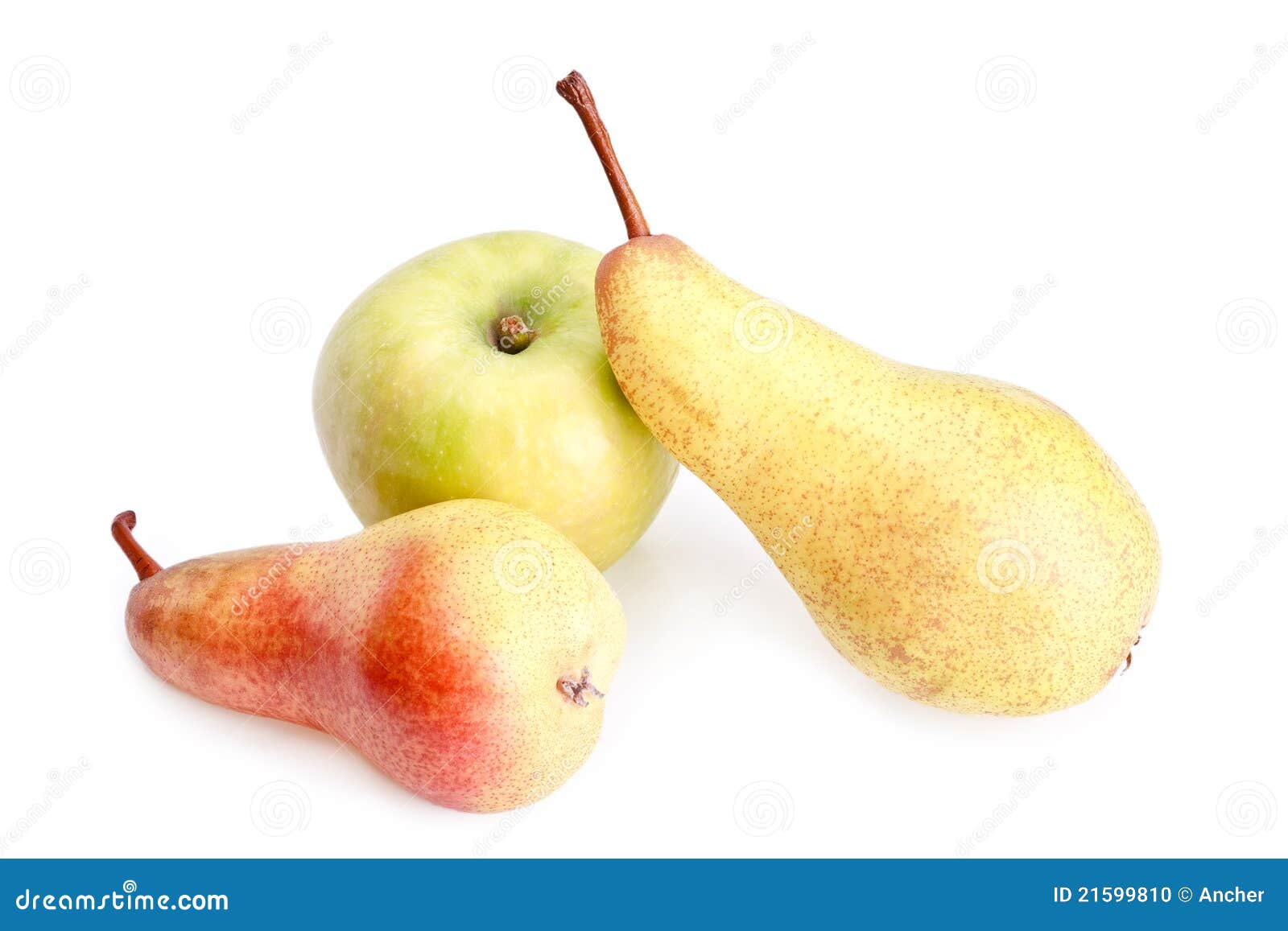 Ripe apple and pears stock photo. Image of fertility - 21599810