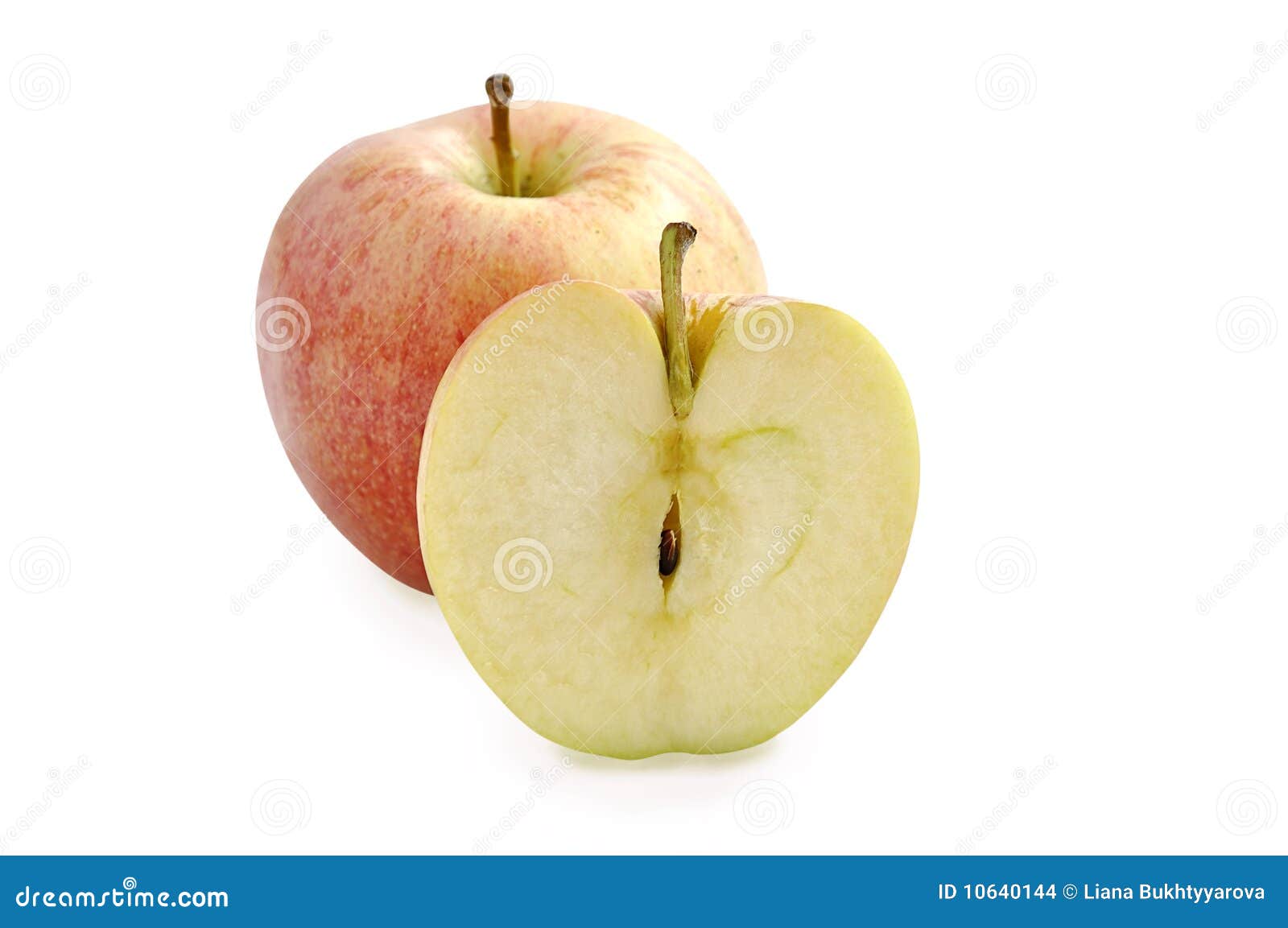 Ripe apples. stock photo. Image of clipping, snack, juicy - 10640144