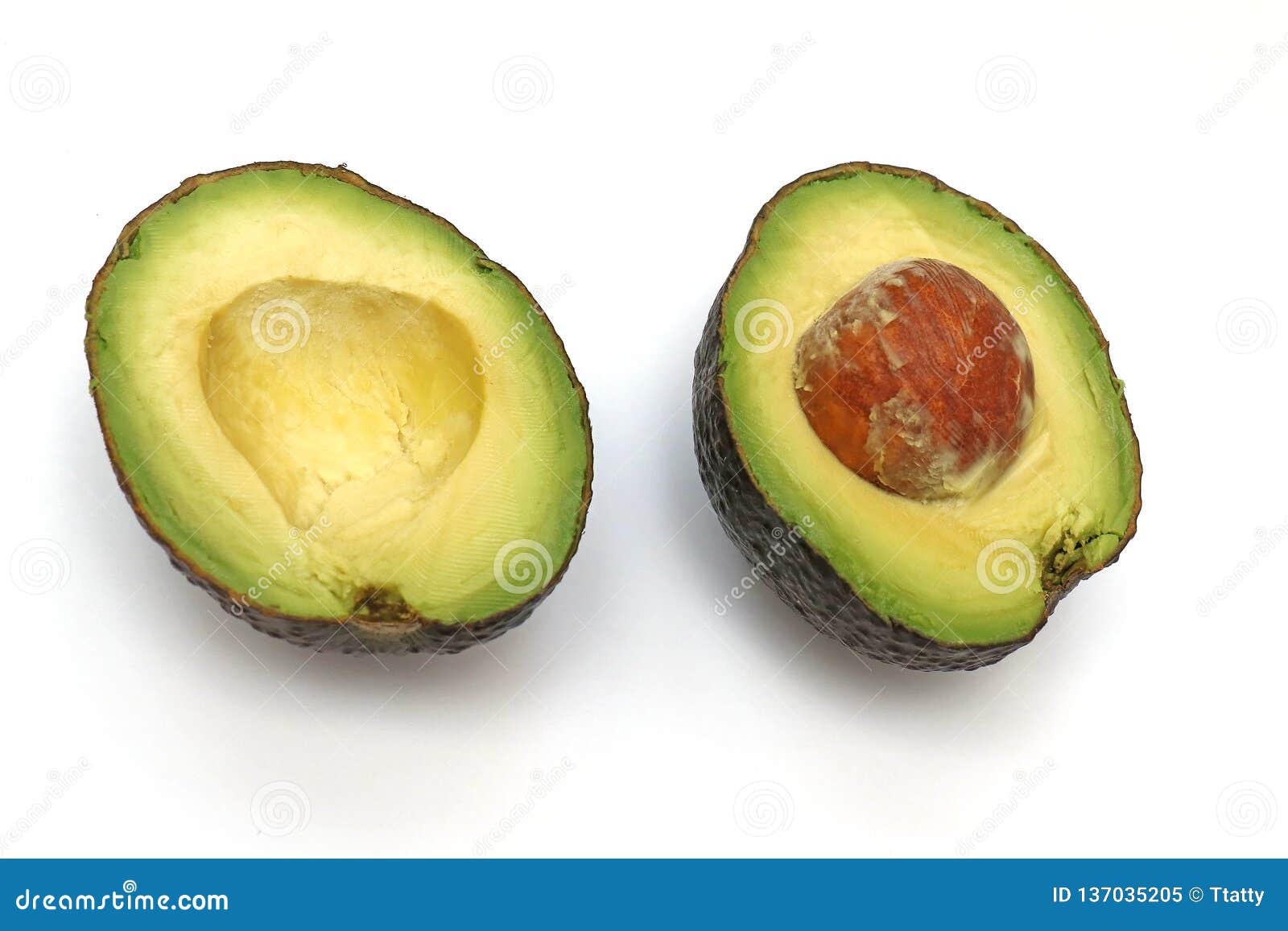 Ripe Avocado Cut Half Stock Photos - Download 10,131 Royalty Free Photos
