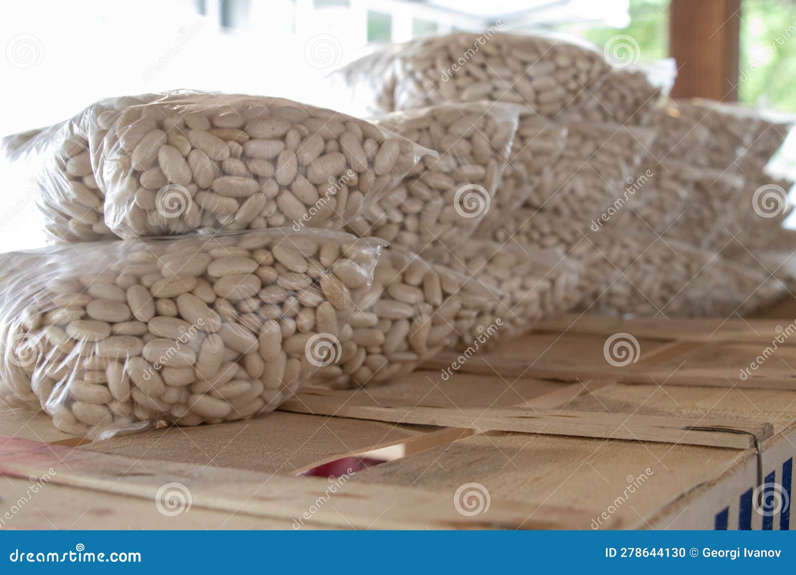 Ripe beans in a package stock photo. Image of vegetable - 278644130
