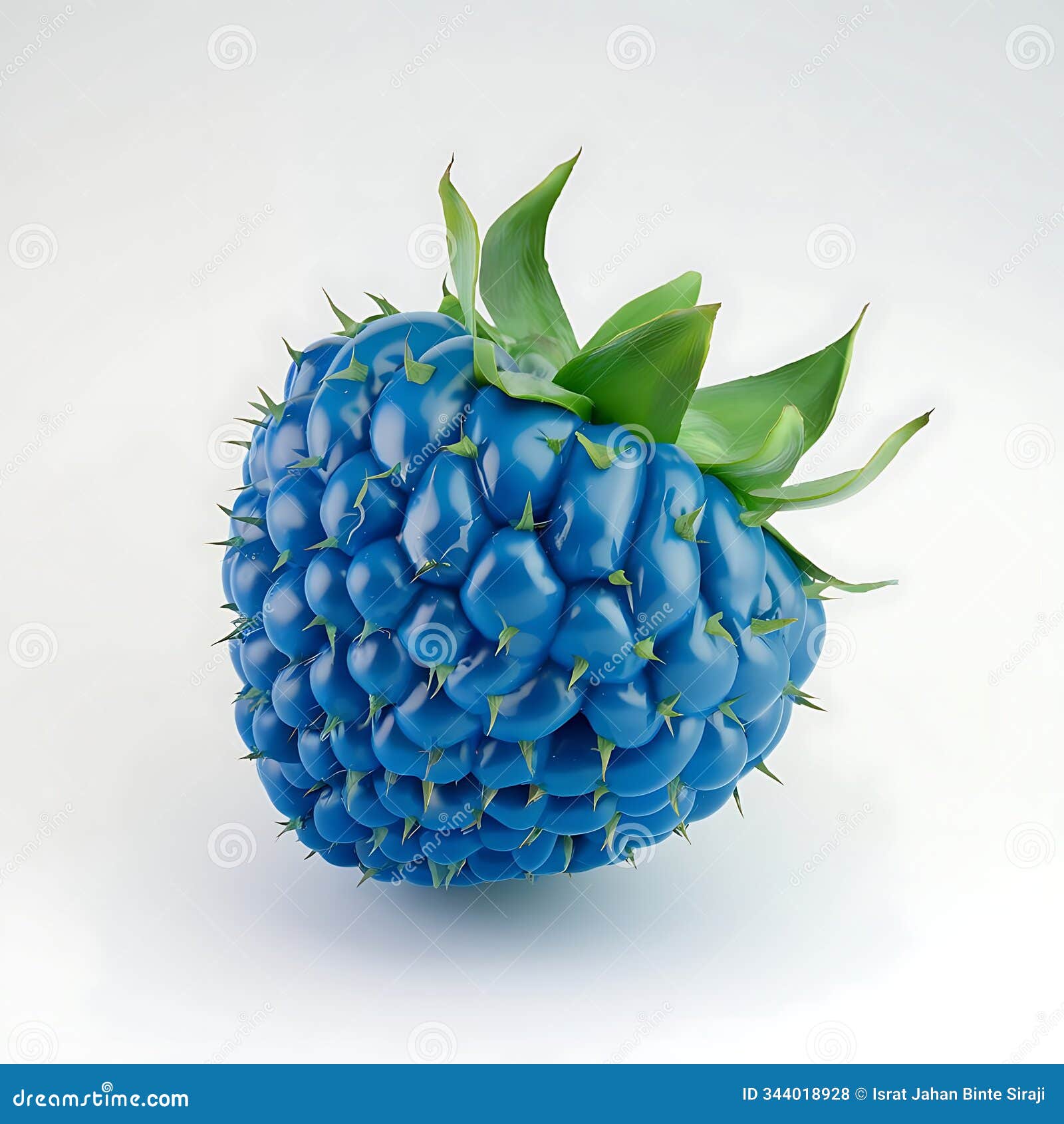 Ripe Berry on a White Background. 3d Illustration Stock Photo - Image ...
