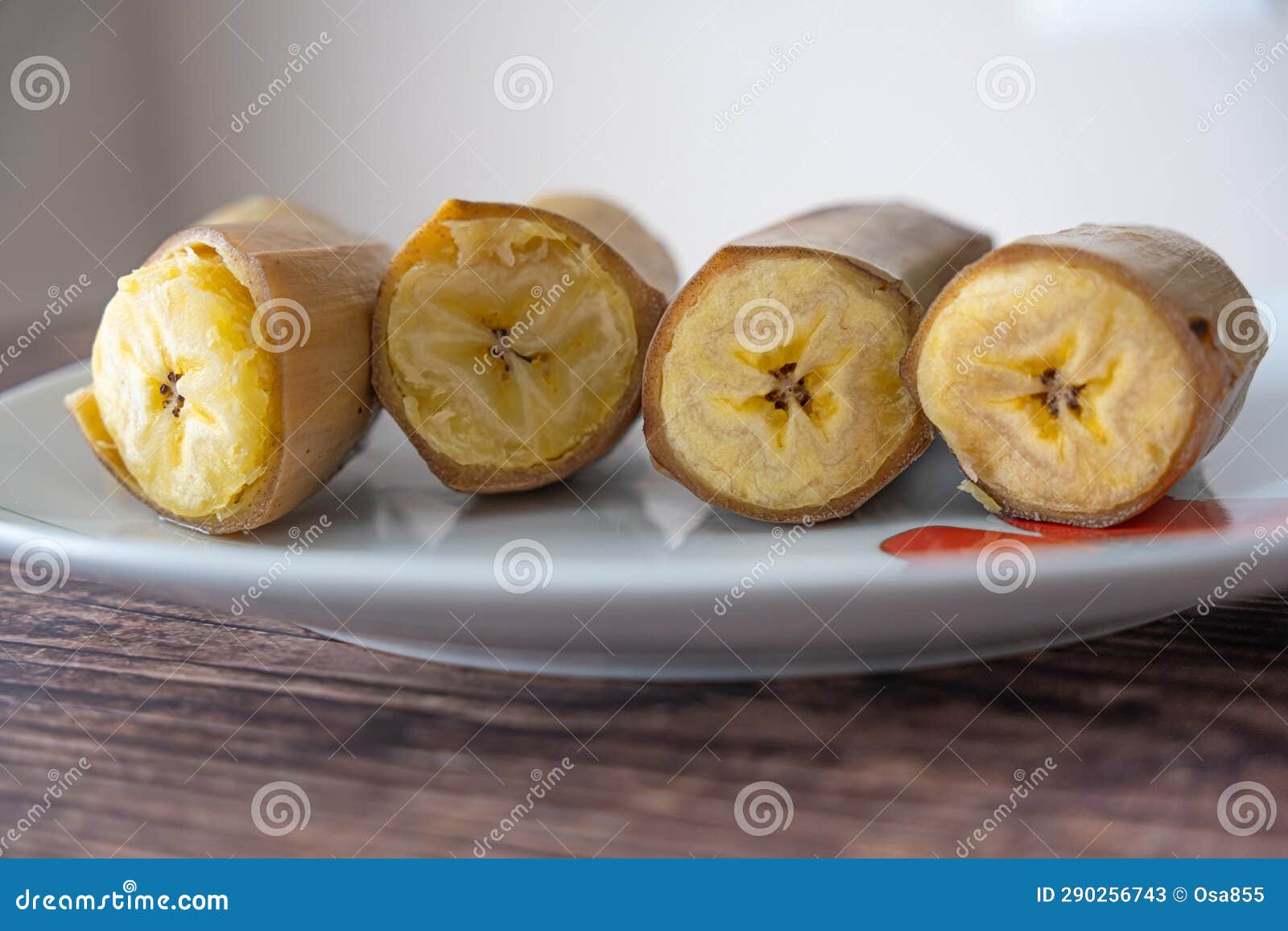 Ripe Boiled Plantain Ready To Eat Stock Image - Image of meal, boiled ...