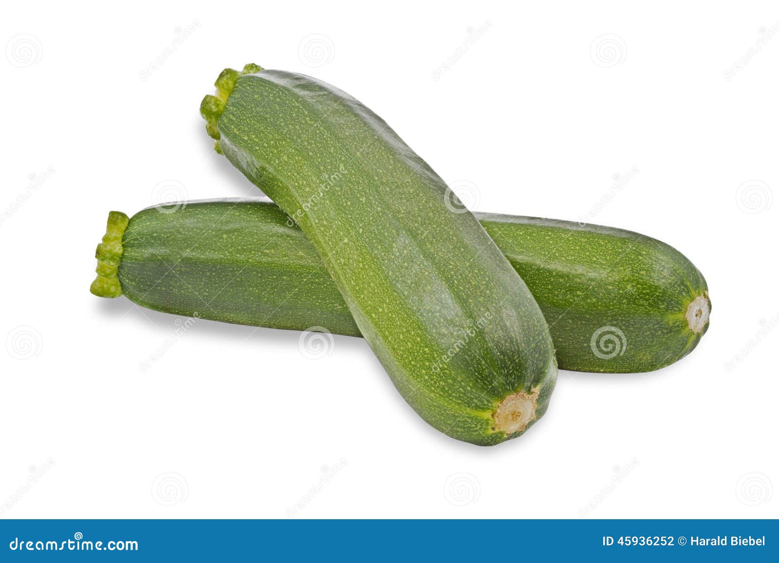 Courgettes On A White Background. The Courgettes Are Fresh And Delic ...