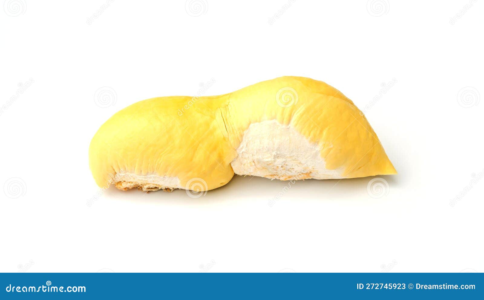 Ripe Durian Fruit on a White Background Stock Image - Image of brown ...