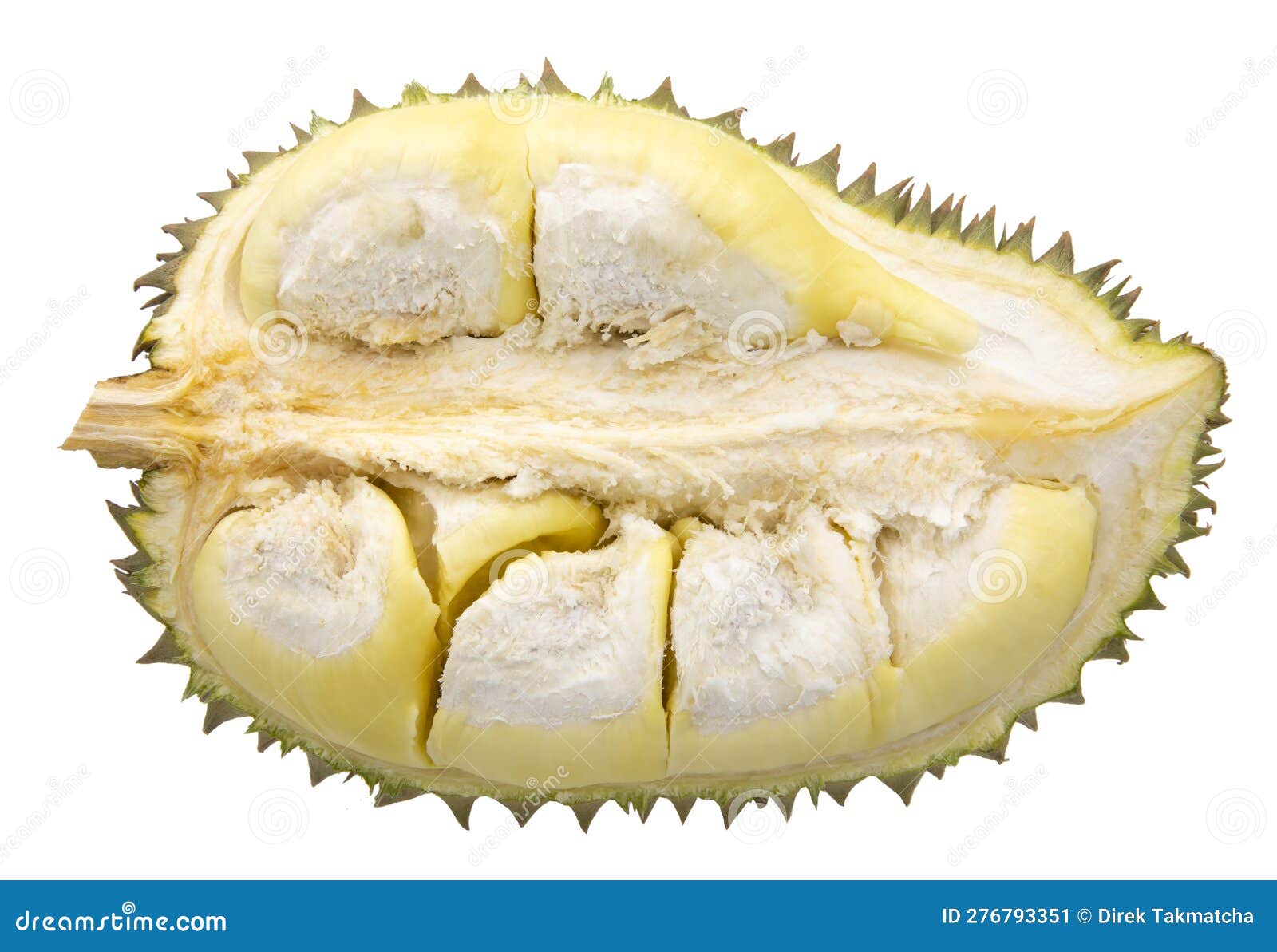 Ripe durian isolated stock image. Image of ripe, durian - 276793351