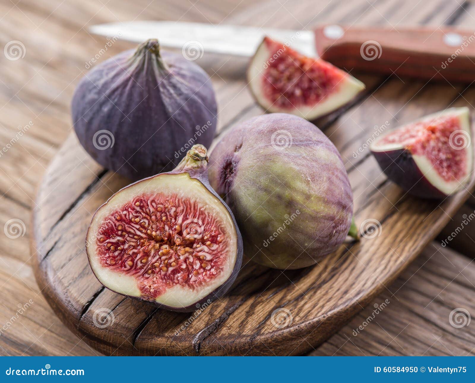 Ripe fig fruits. stock photo. Image of ripe, seeds, table - 60584950