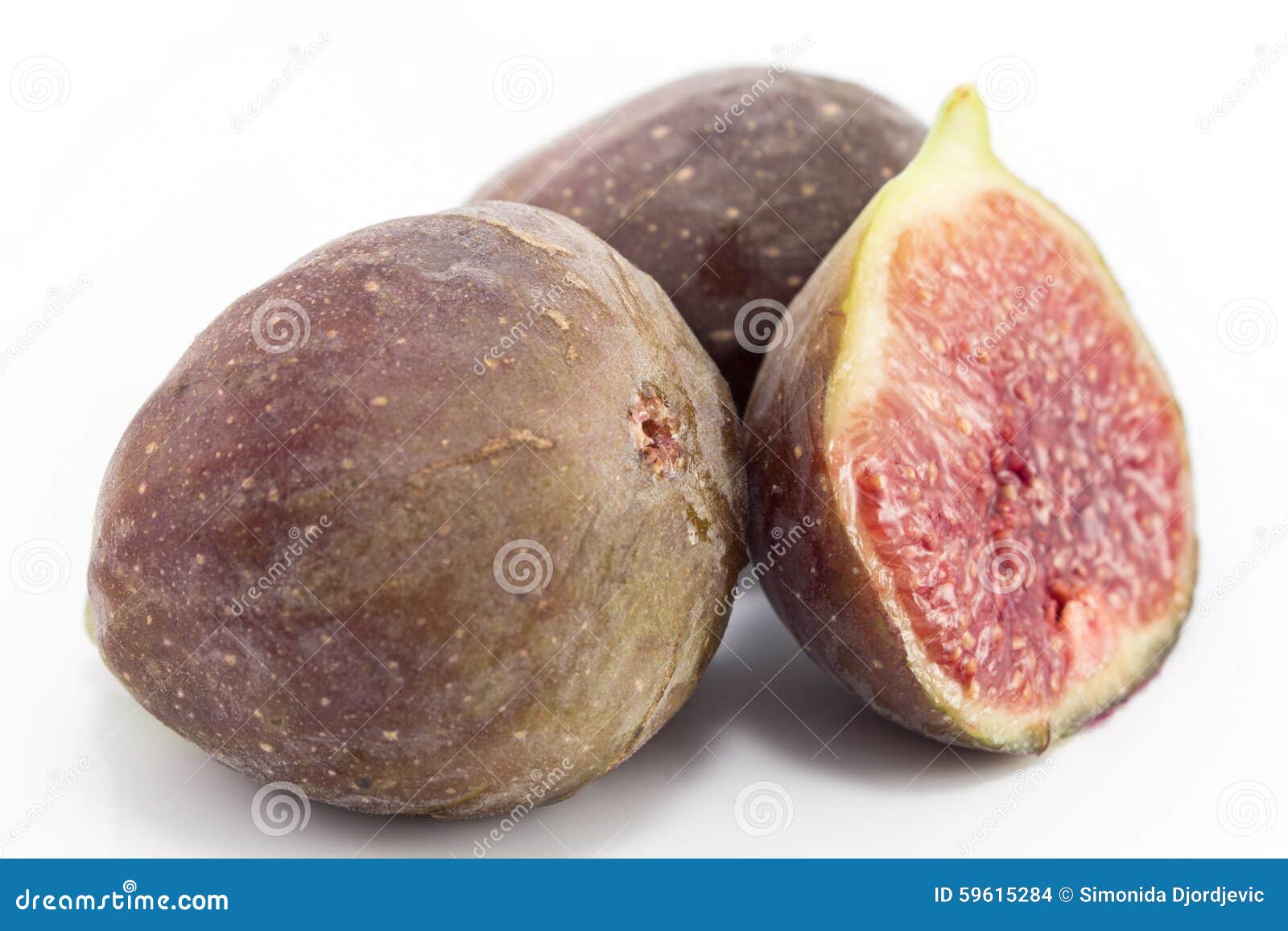 Ripe Figs Isolated on White Stock Photo - Image of erotic ...