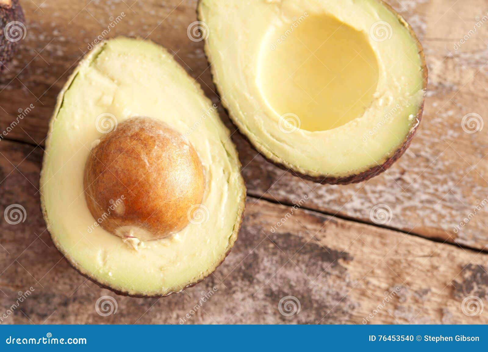 Ripe Fresh Halved Avocado Pear Stock Photo - Image of healthy ...