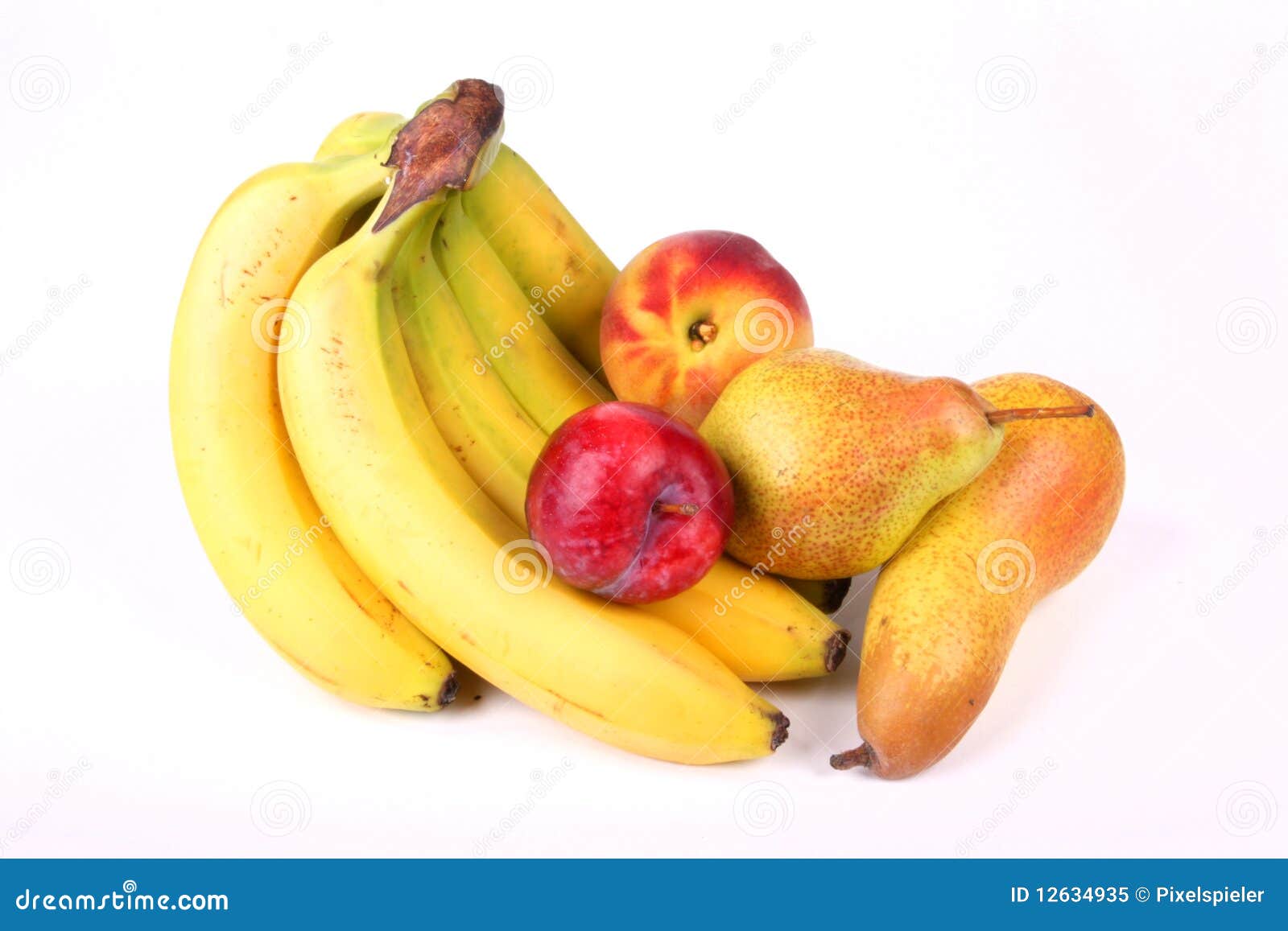 Ripe fruit stock image. Image of colourful, banana, vegetarian - 12634935