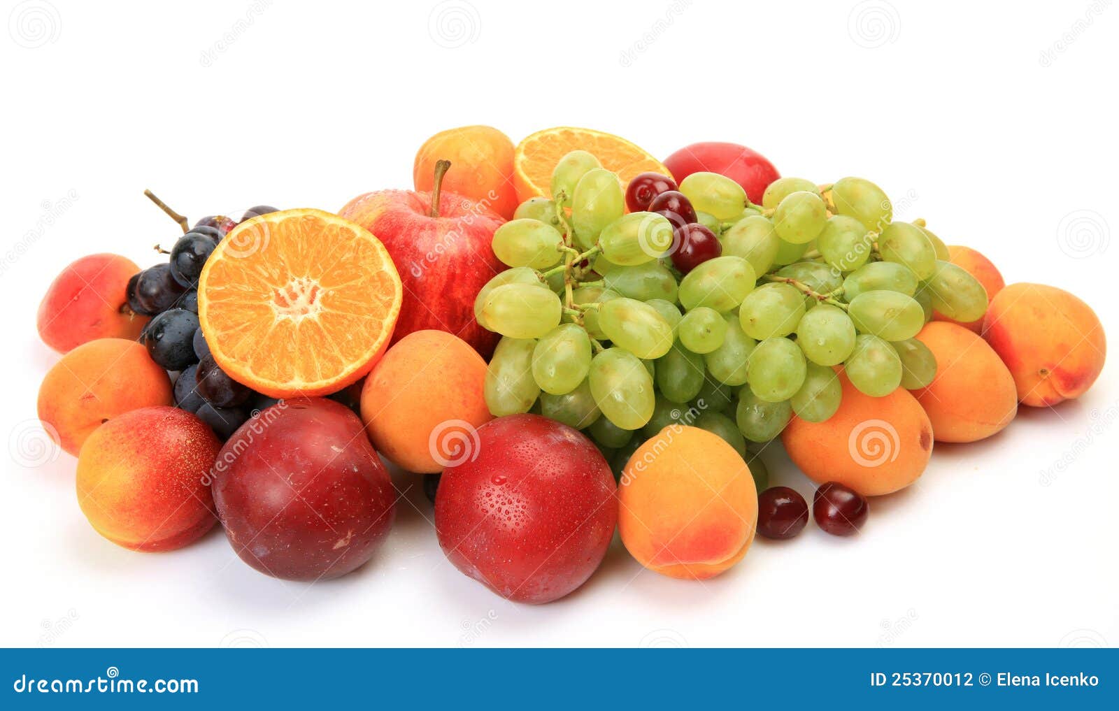 Ripe fruit stock photo. Image of fruit, plum, component - 25370012