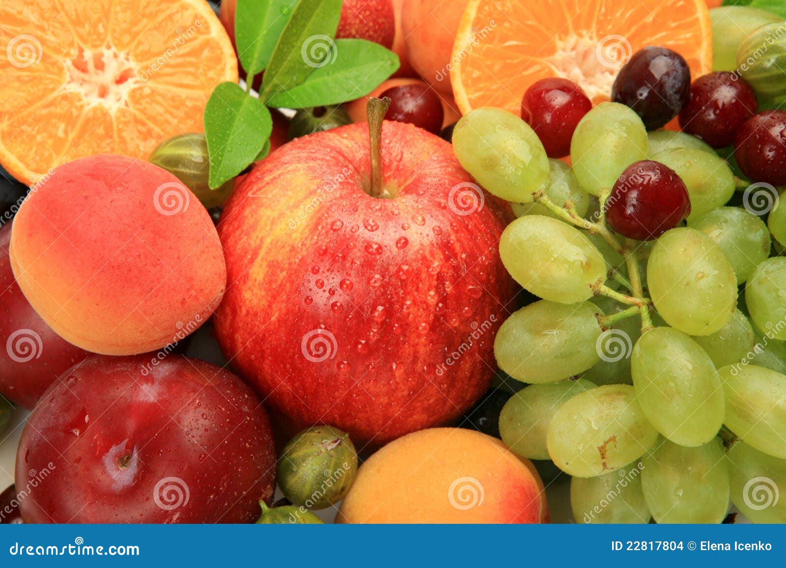 Ripe fruit and berries stock photo. Image of orange, health - 22817804
