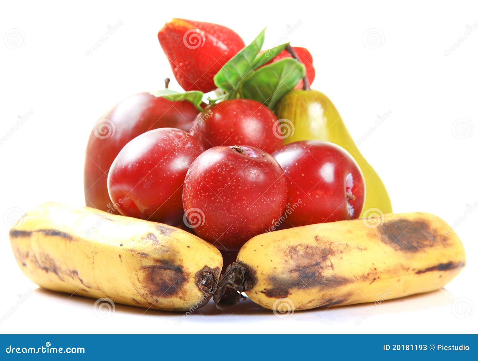 Ripe fruits stock image. Image of strawberry, white, background - 20181193