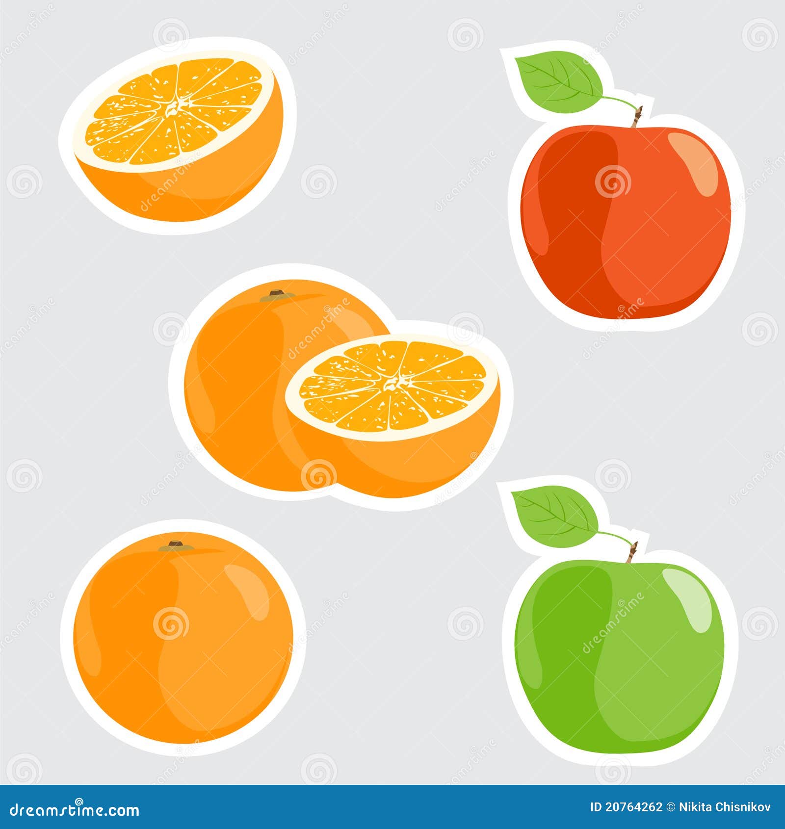Ripe fruits stock vector. Illustration of nature, health - 20764262