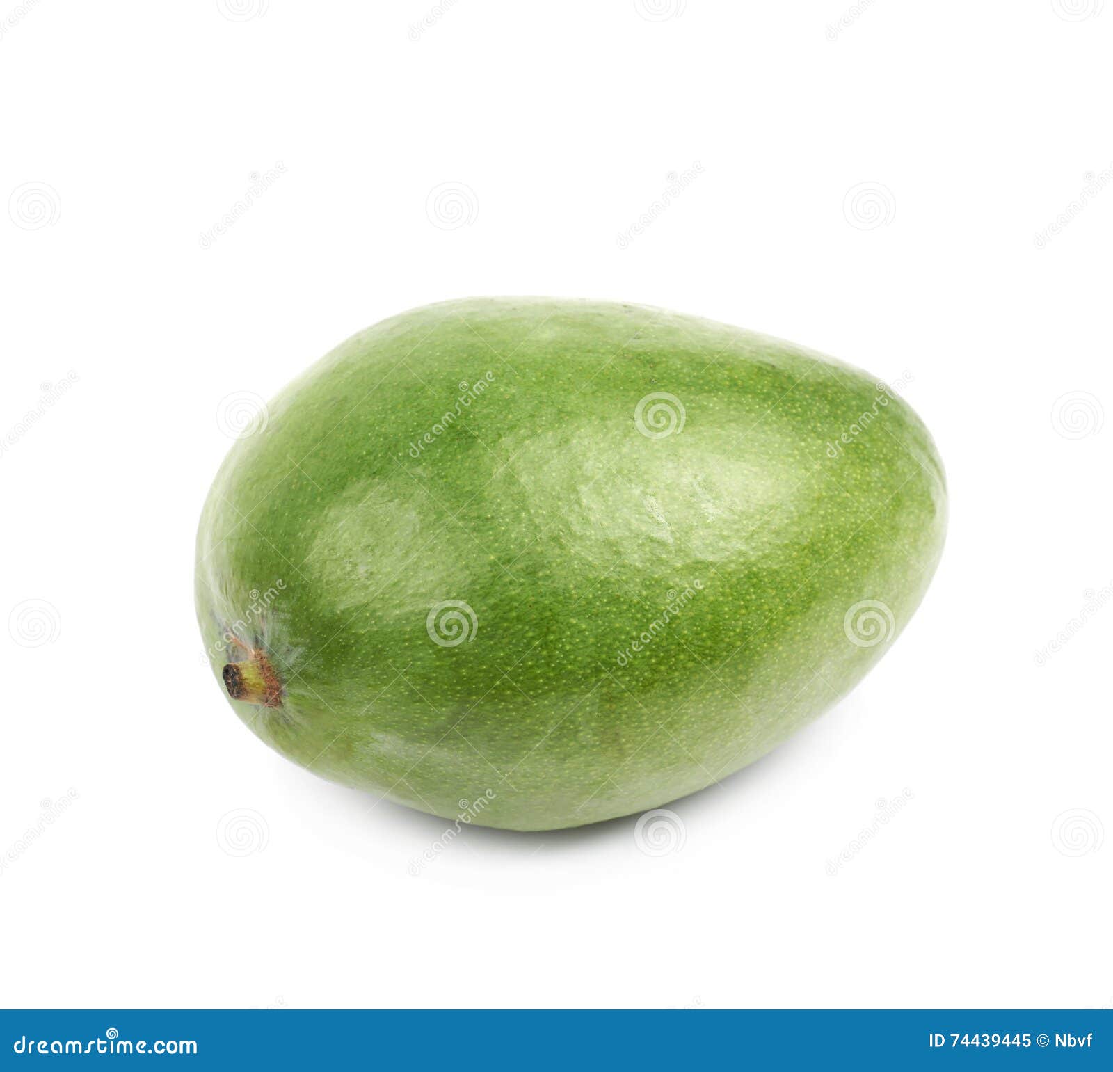 Ripe Green Mango Fruit Isolated Stock Image - Image of freshness ...