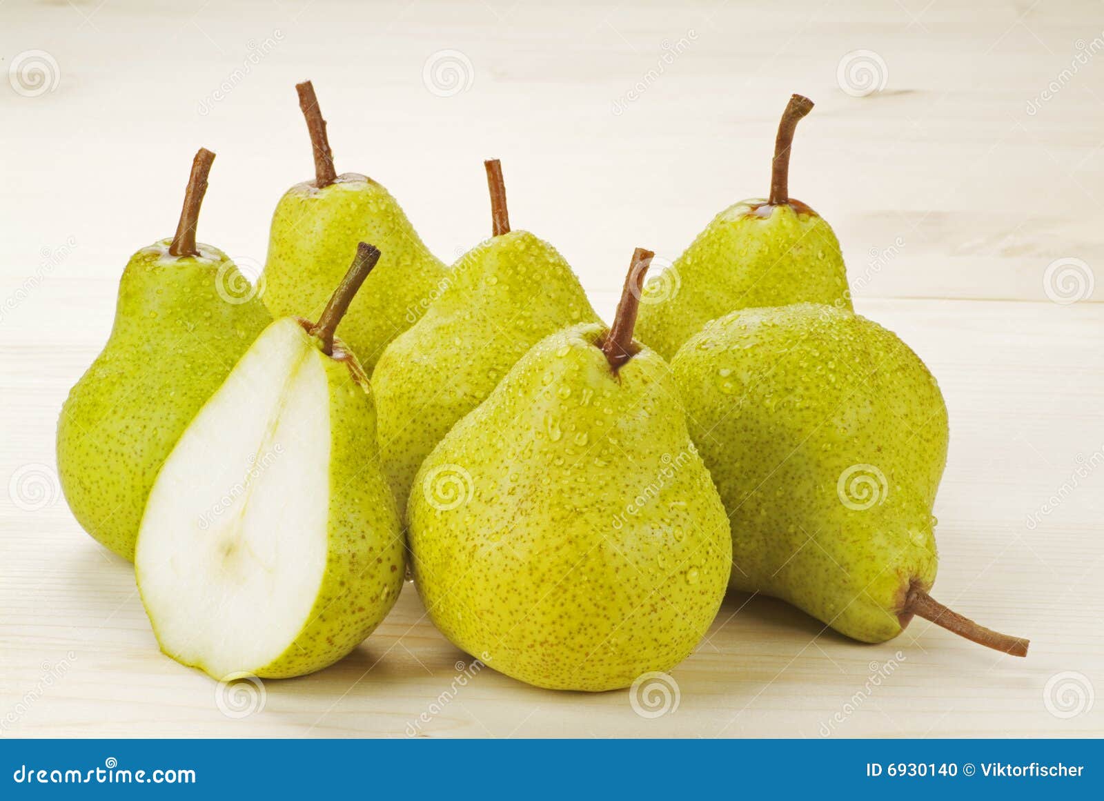 Ripe Green Pears stock photo. Image of studio, fresh, pears - 6930140