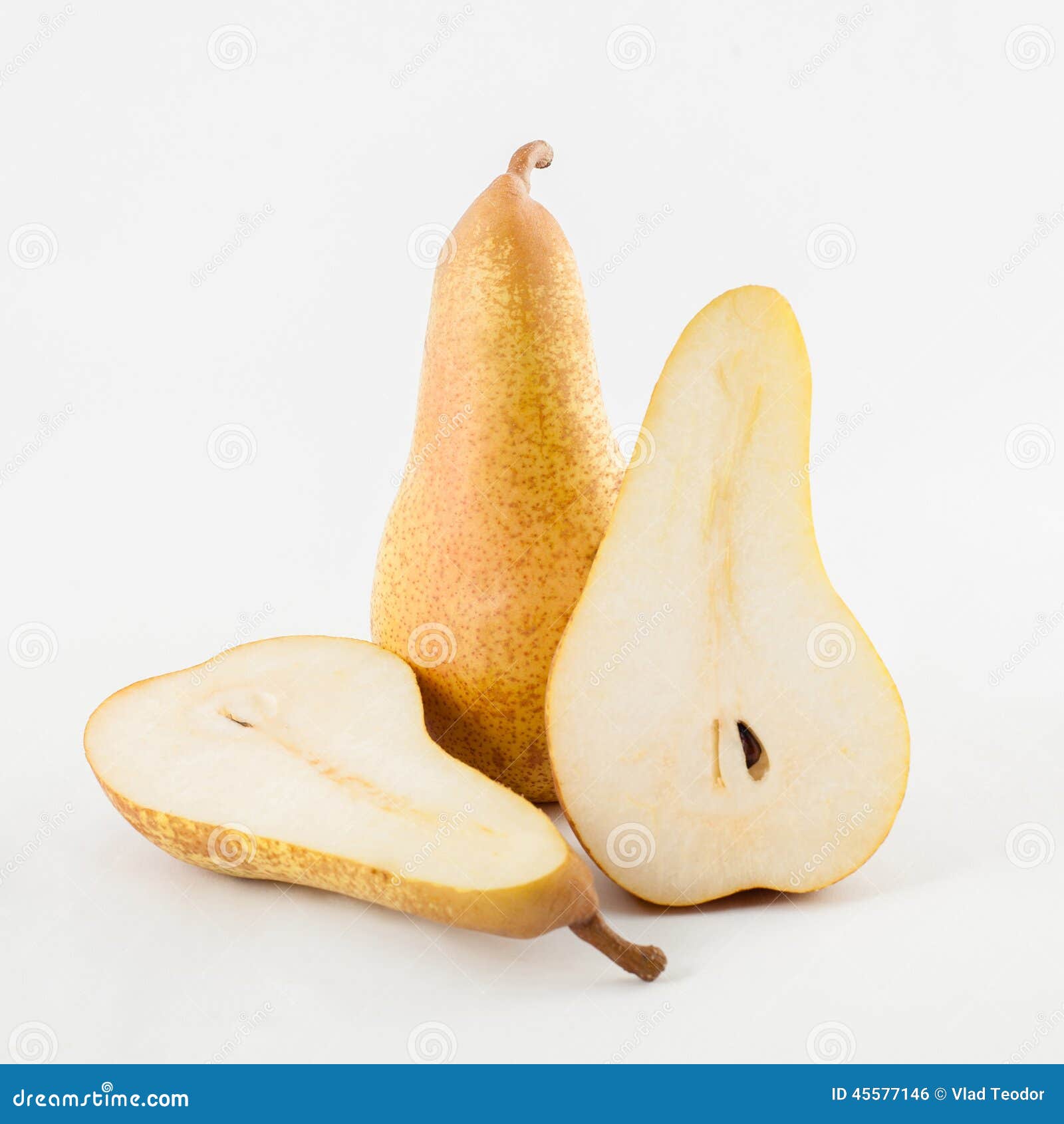 Ripe green pears stock photo. Image of healthy, object - 45577146