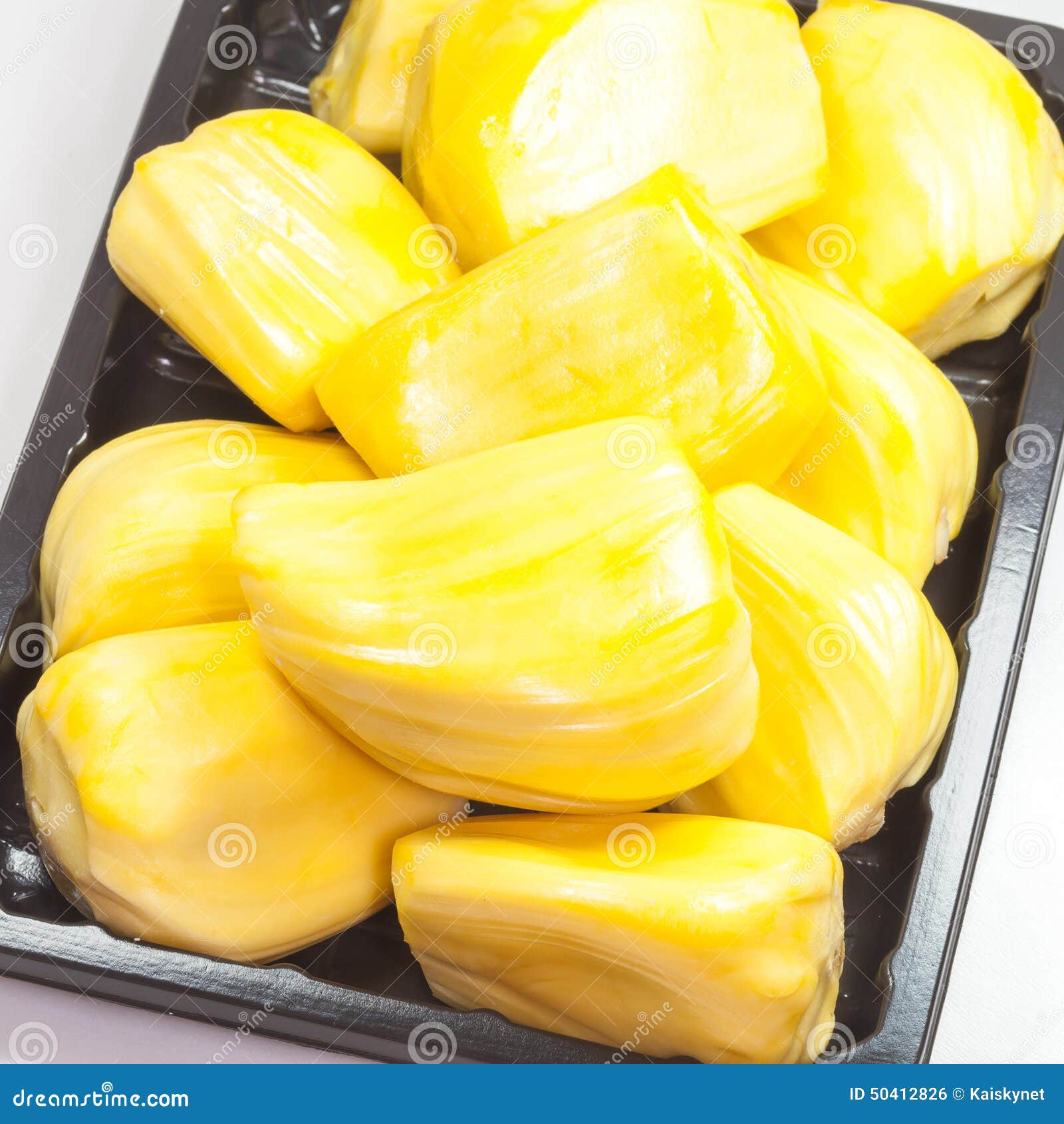 Ripe Jackfruit Isolated on White Background Stock Photo - Image of ...