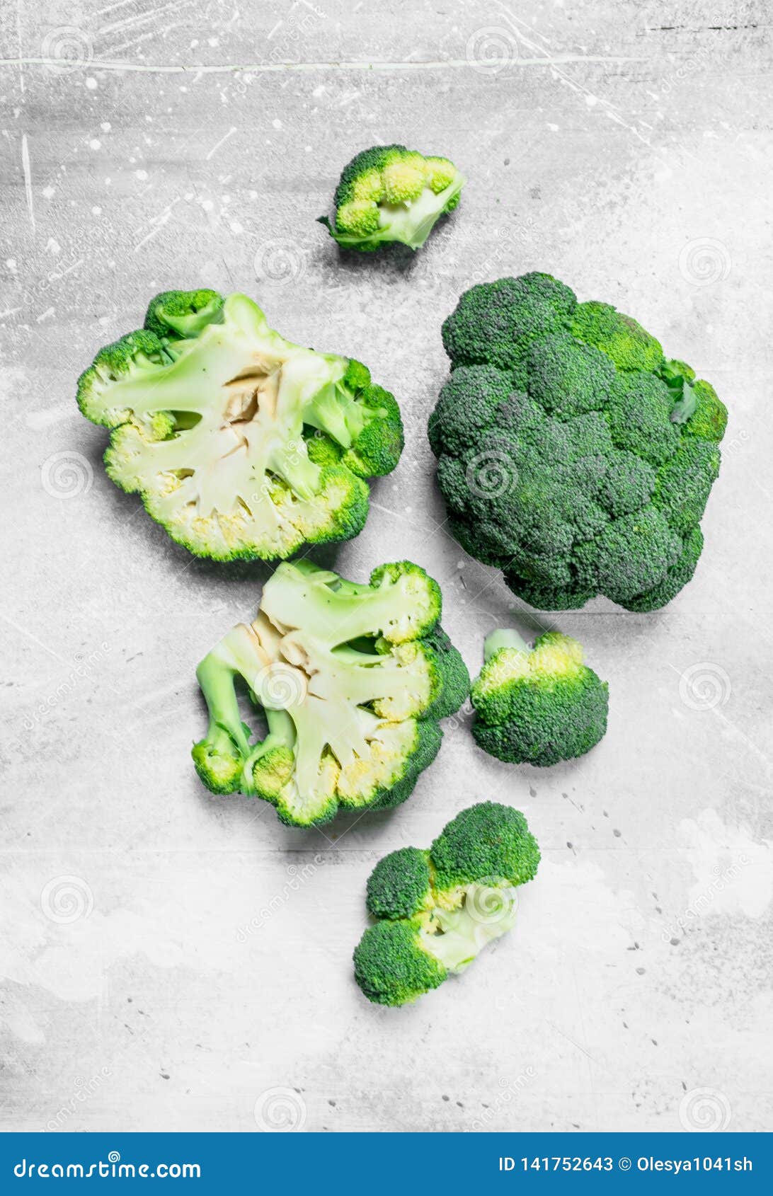 Ripe juicy broccoli stock image. Image of food, vegetarian - 141752643