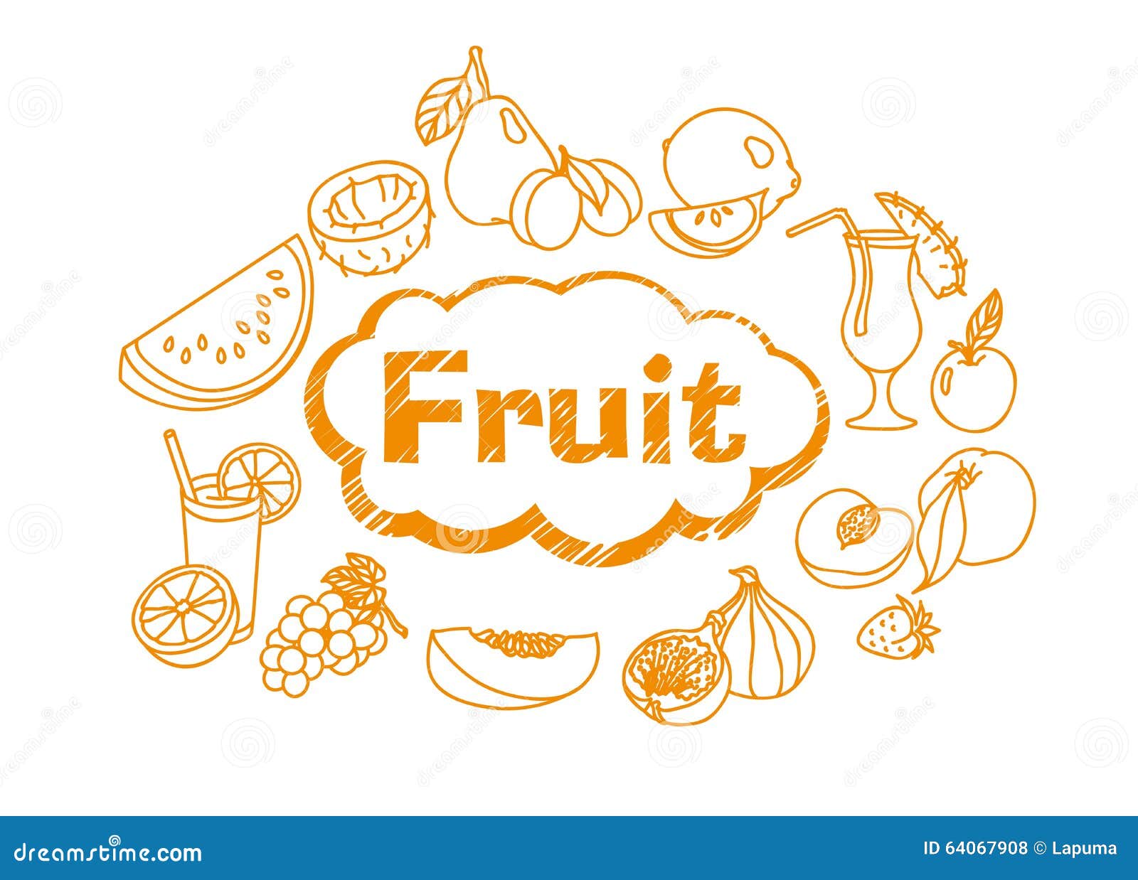 Ripe juicy fruit stock vector. Illustration of crop, pineapple - 64067908