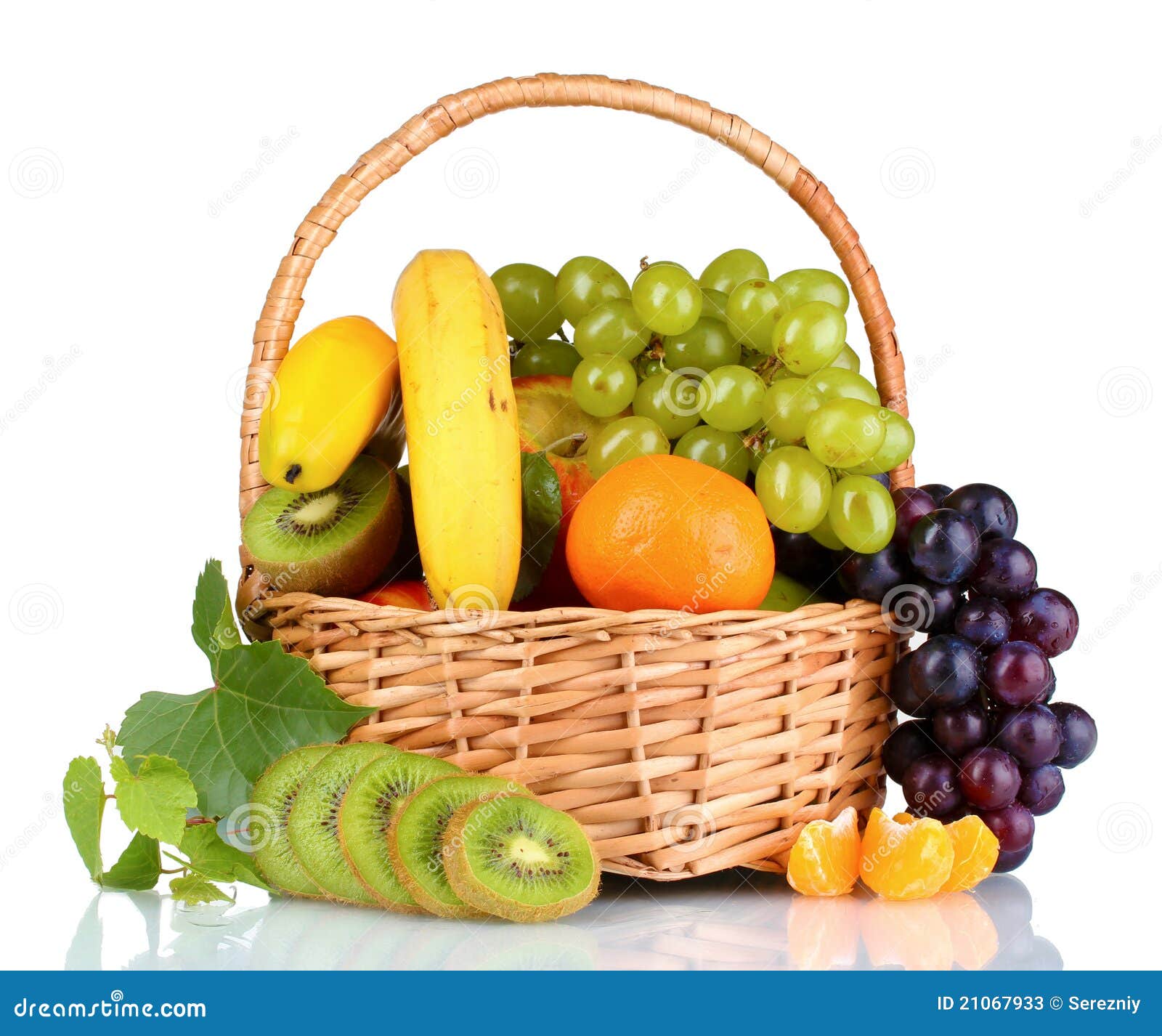 Ripe Juicy Fruits in Basket Stock Image - Image of nonfat, eats: 21067933