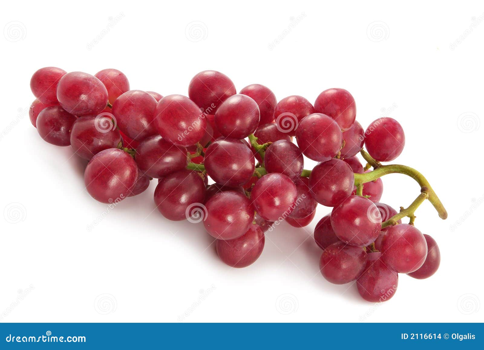 Ripe juicy red grapes stock photo. Image of fruit, closeup - 2116614