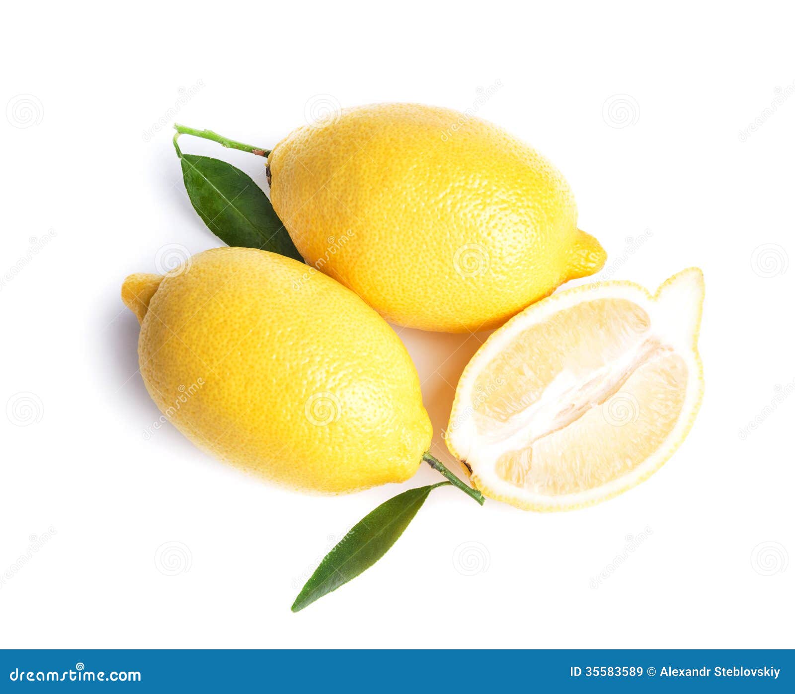 Ripe lemon stock image. Image of slice, dieting, closeup - 35583589