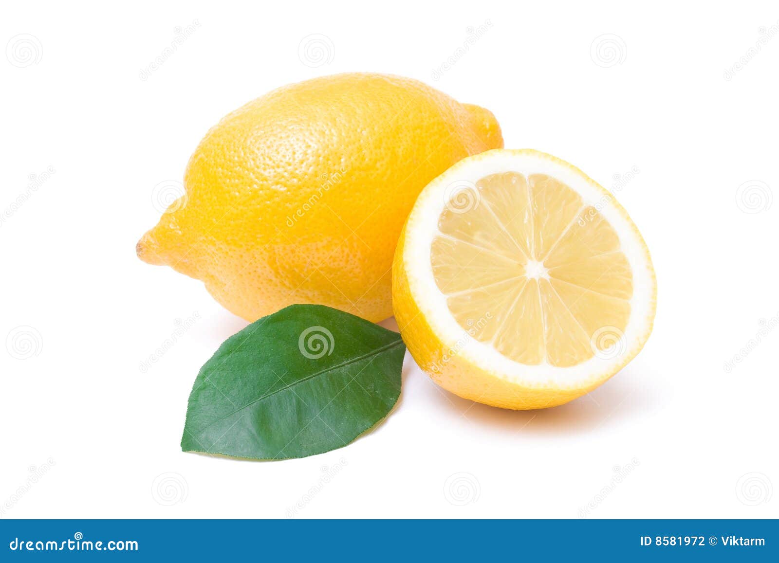 Ripe lemons stock photo. Image of ripe, leaves, round - 8581972