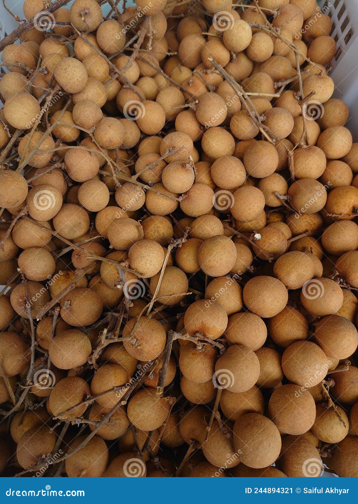 Ripe longan fruit stock image. Image of flesh, delicious - 244894321
