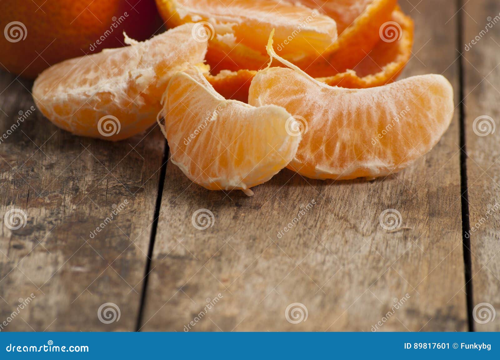 Ripe Mandarin fruit peeled stock image. Image of cutout - 89817601