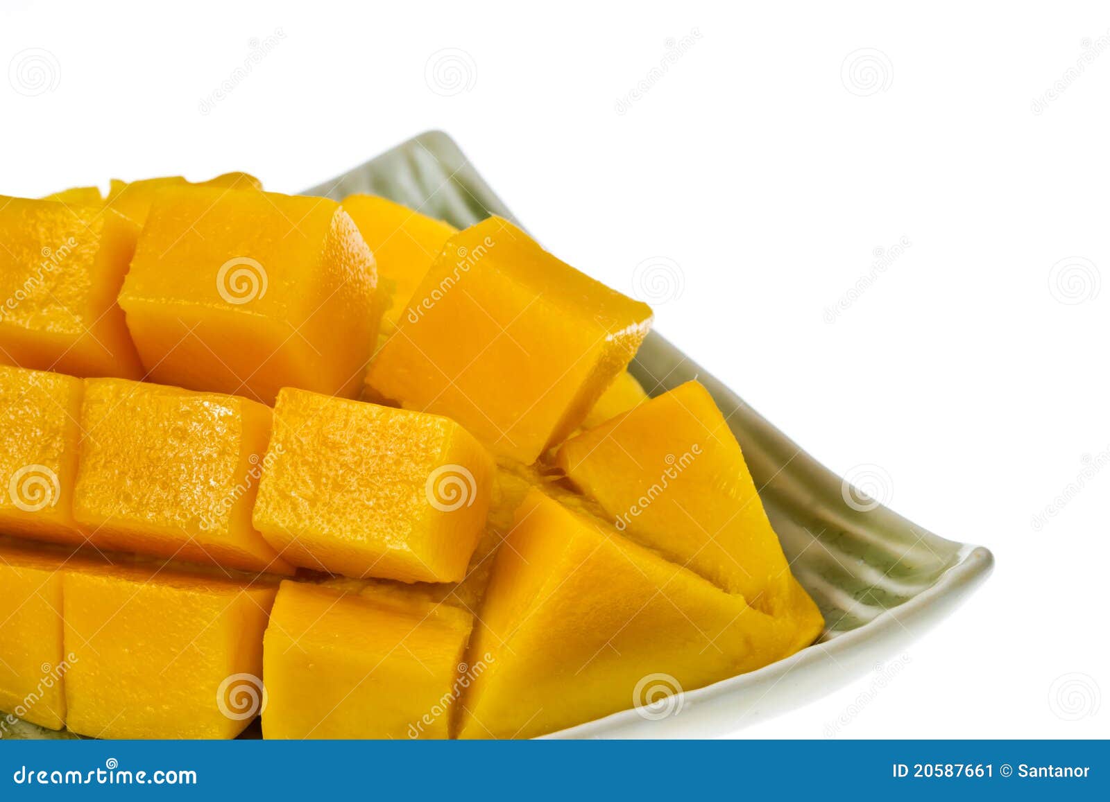 Ripe mango stock image. Image of white, object, tropical - 20587661