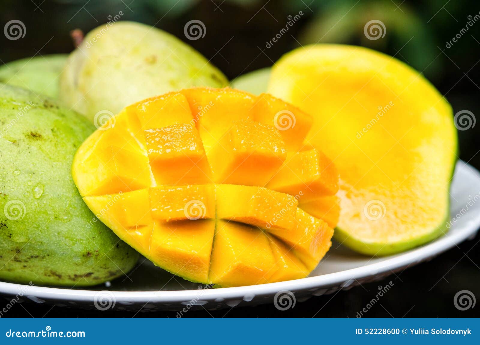 Ripe mango stock photo. Image of vegetarian, exoticism - 52228600