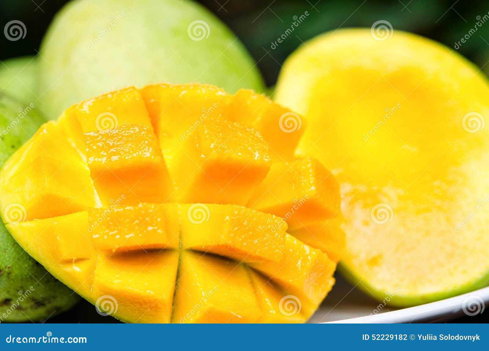 Ripe mango stock photo. Image of eating, summer, green - 52229182
