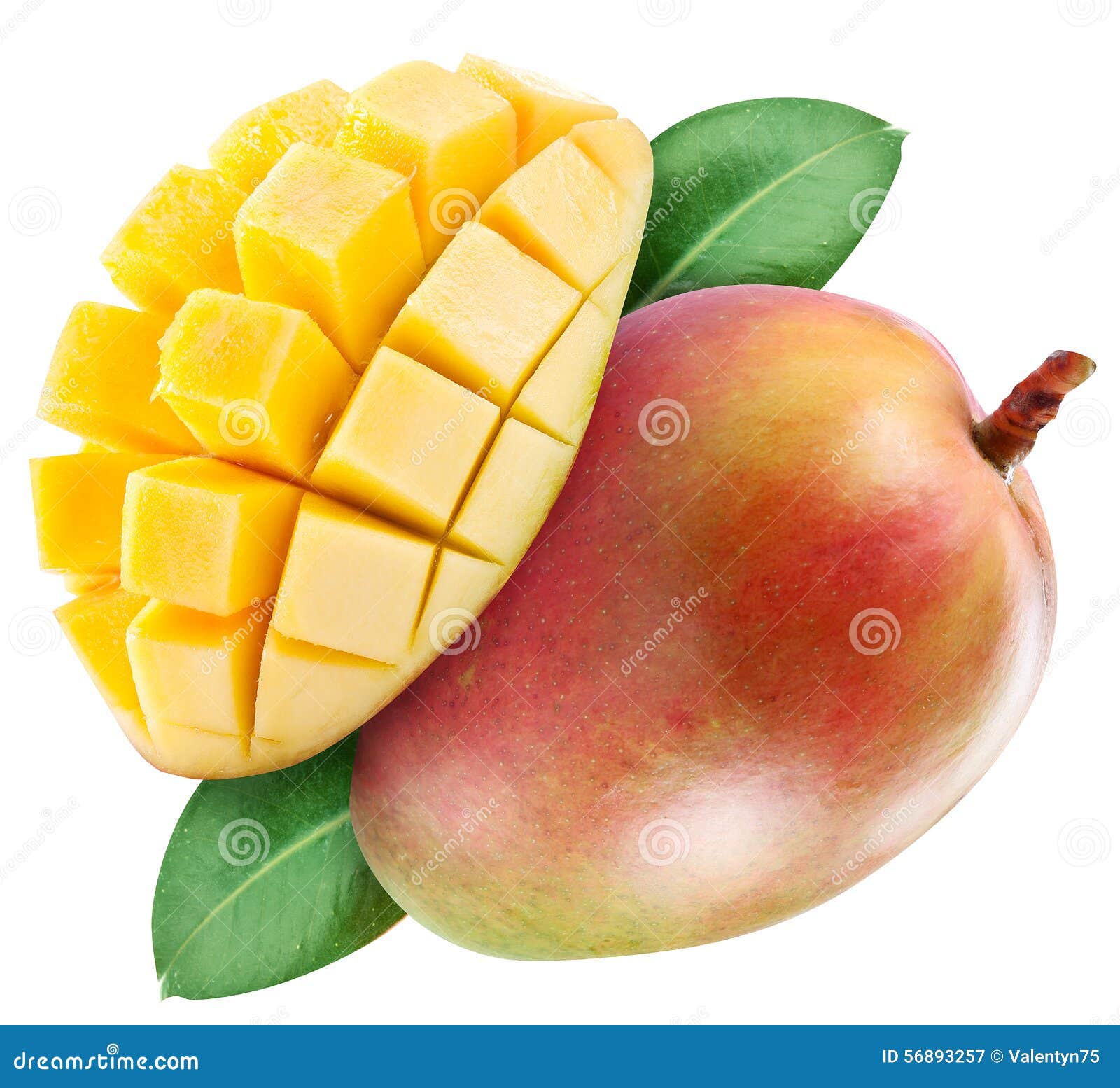Ripe mango fruit. stock image. Image of green, slice - 56893257