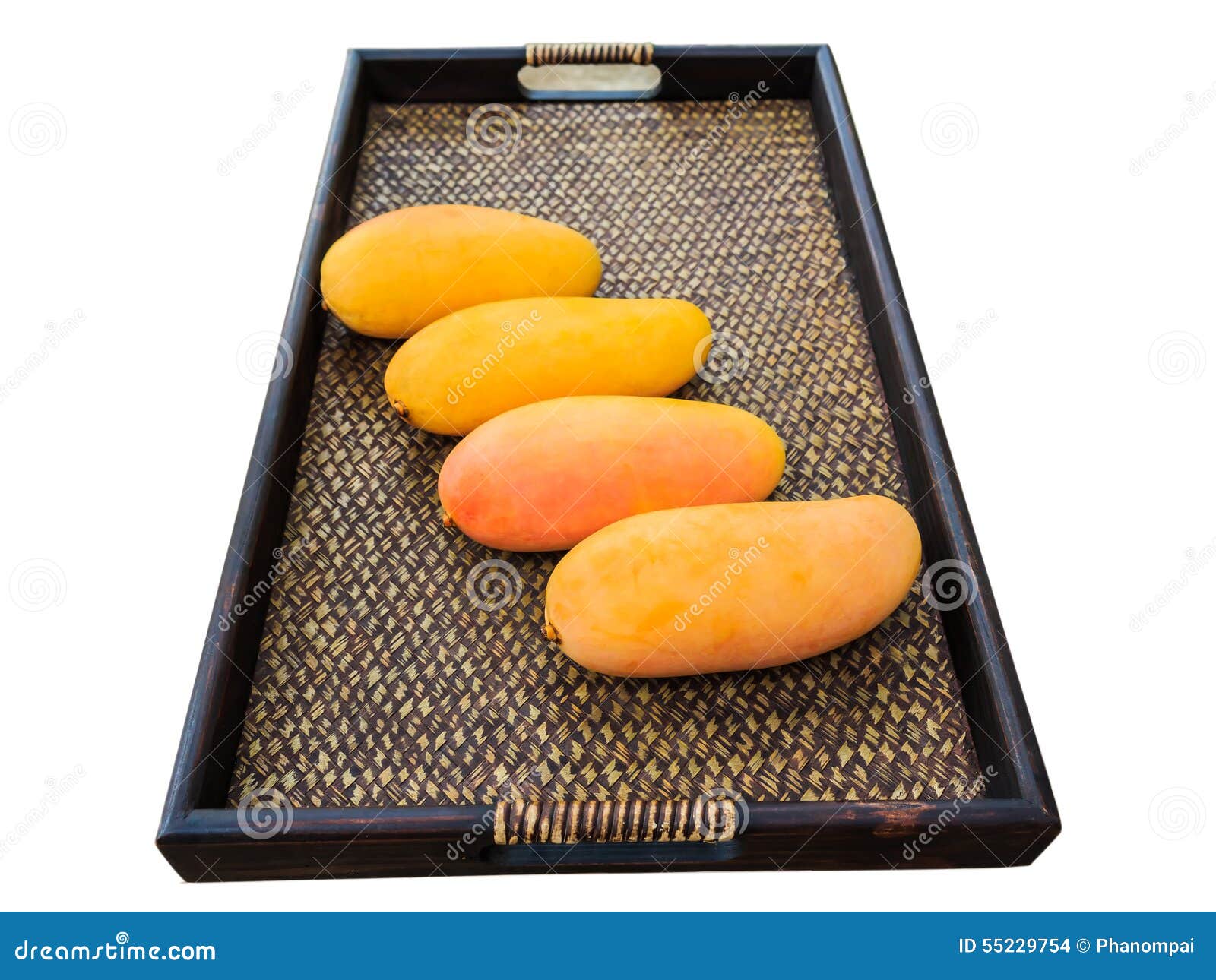 Ripe Mango Isolate White Background with Clipping Path Stock Photo ...