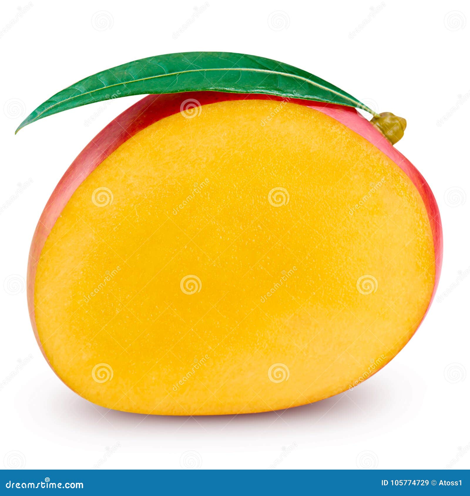 Ripe mango isolated stock image. Image of food, healthy - 105774729