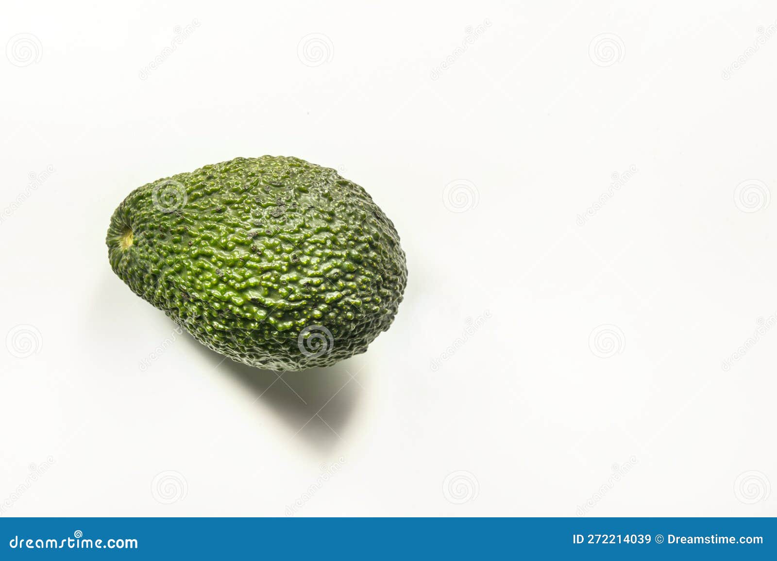 A Ripe Mexican Super Avocado on a White Surface Stock Image - Image of ...