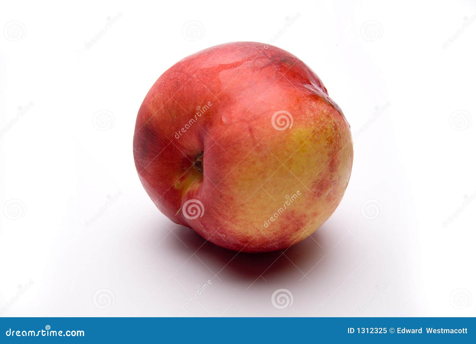 Ripe nectarine stock image. Image of ripened, appetising - 1312325