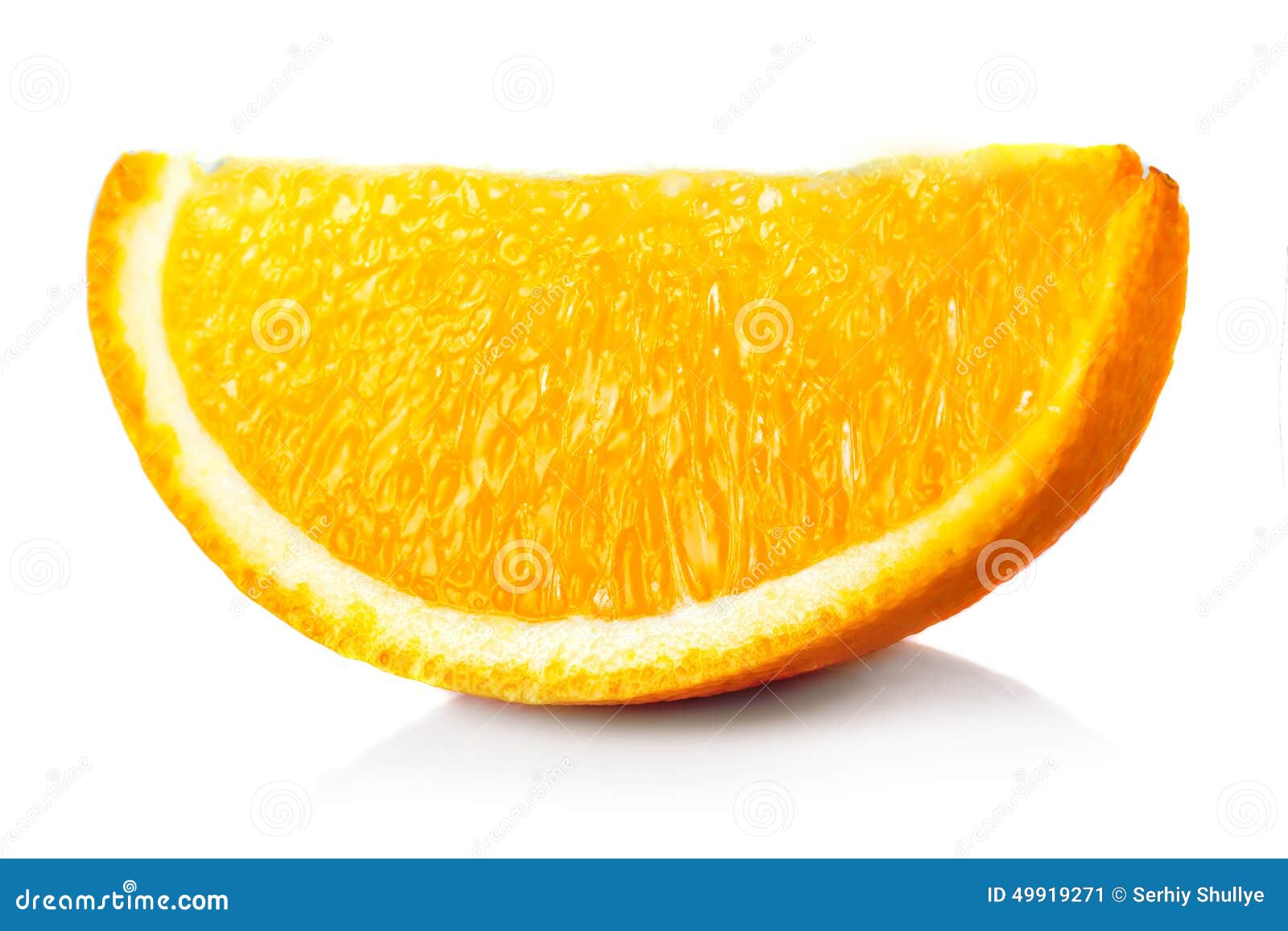 Ripe Orange Fruit S Slice Isolated on White Stock Image - Image of food ...