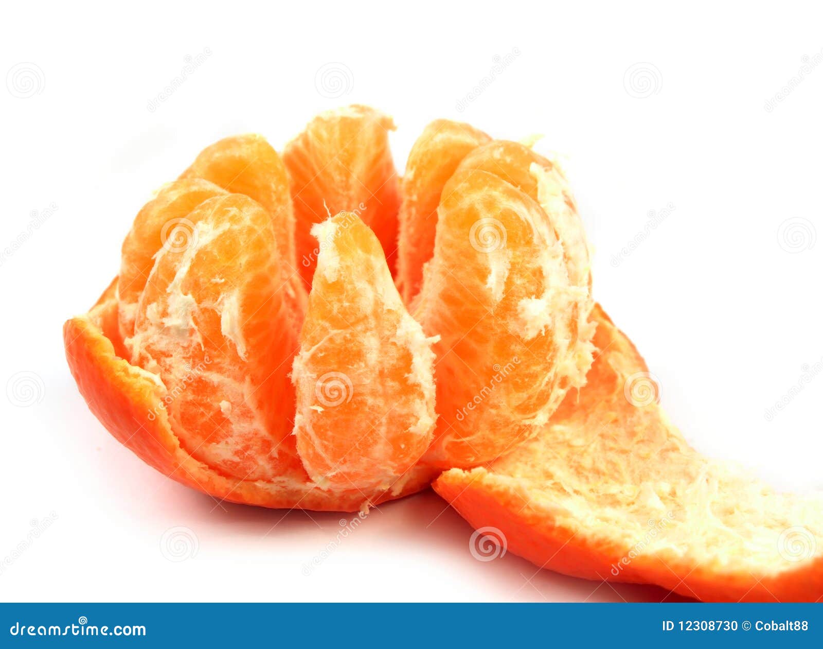 Ripe orange isolated stock photo. Image of food, juice - 12308730