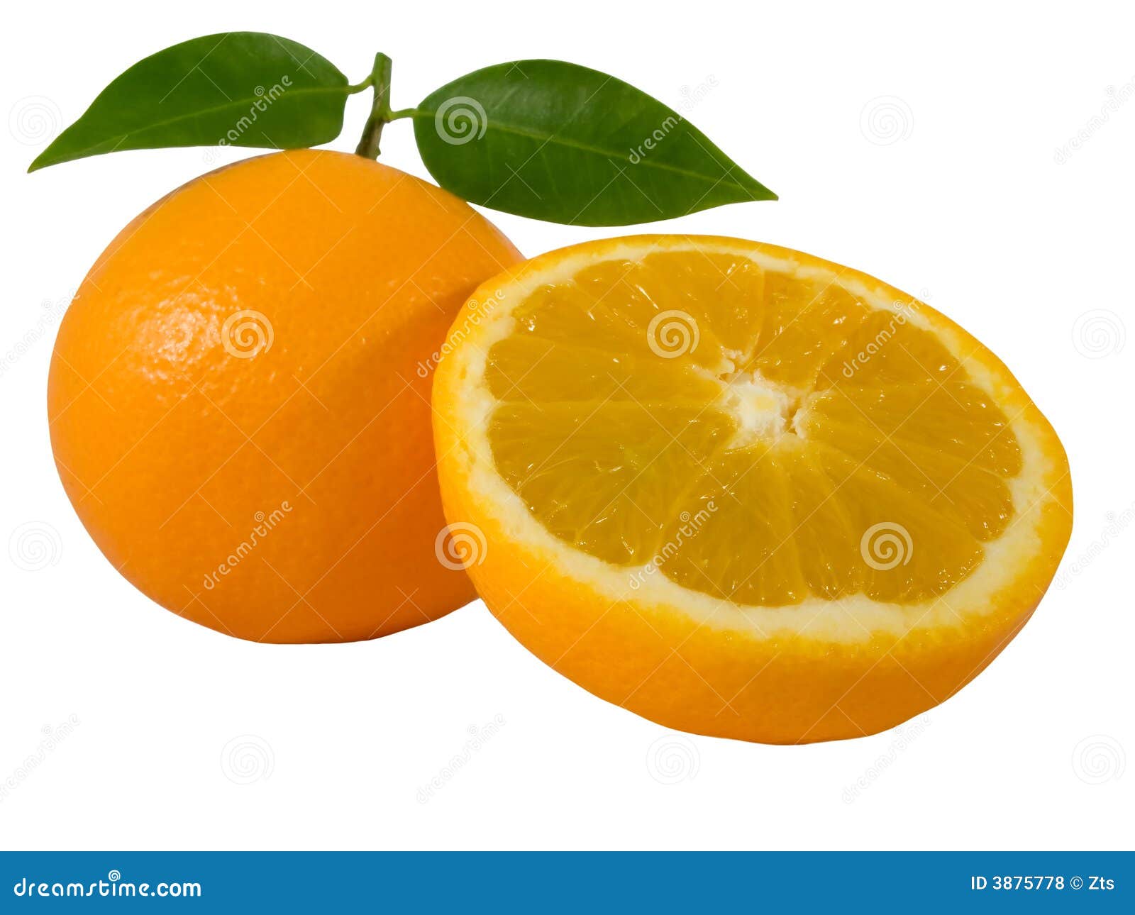 Ripe oranges stock photo. Image of open, fresh, white - 3875778