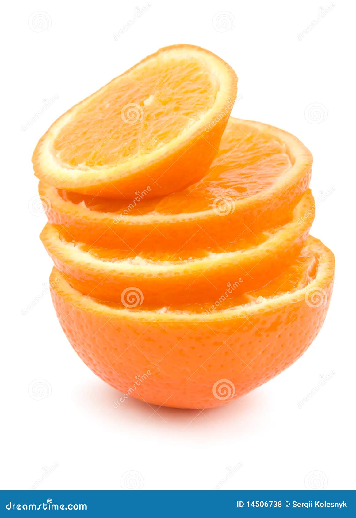 Ripe oranges isolated stock photo. Image of food, vibrant - 14506738