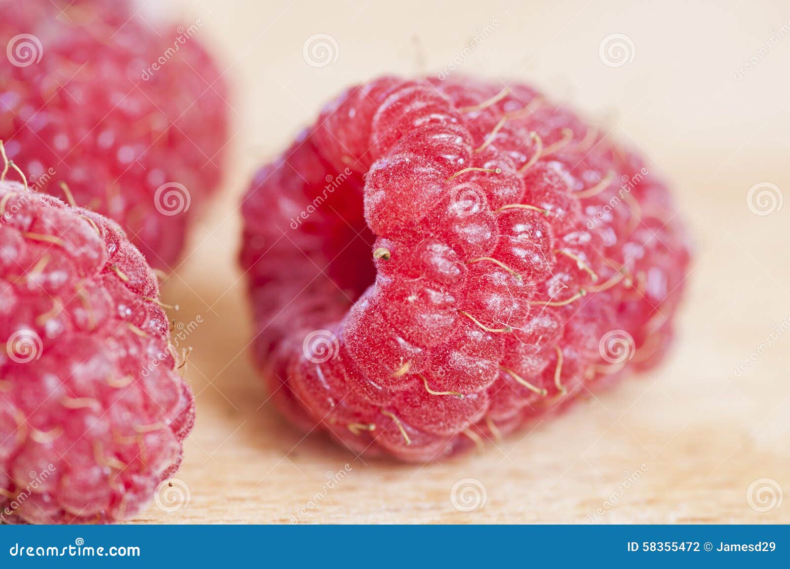 Ripe organic raspberry stock photo. Image of berries - 58355472