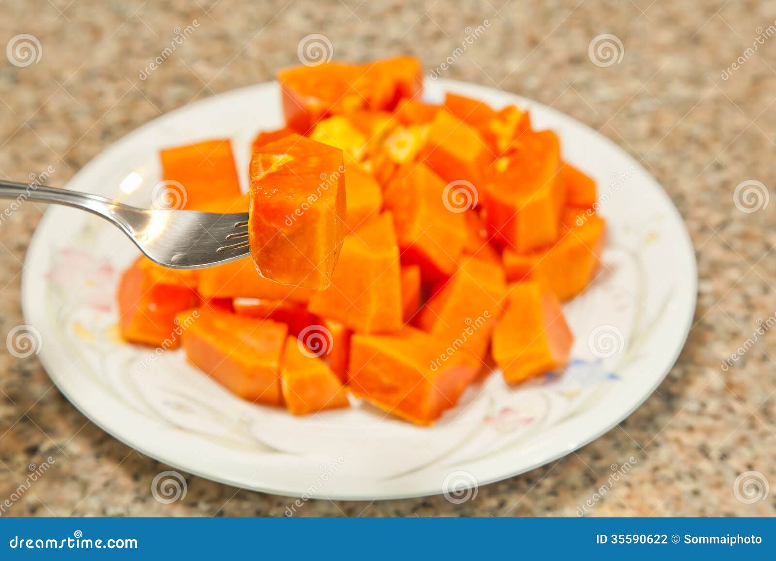 Ripe papaya stock photo. Image of tree, nature, sweet - 35590622
