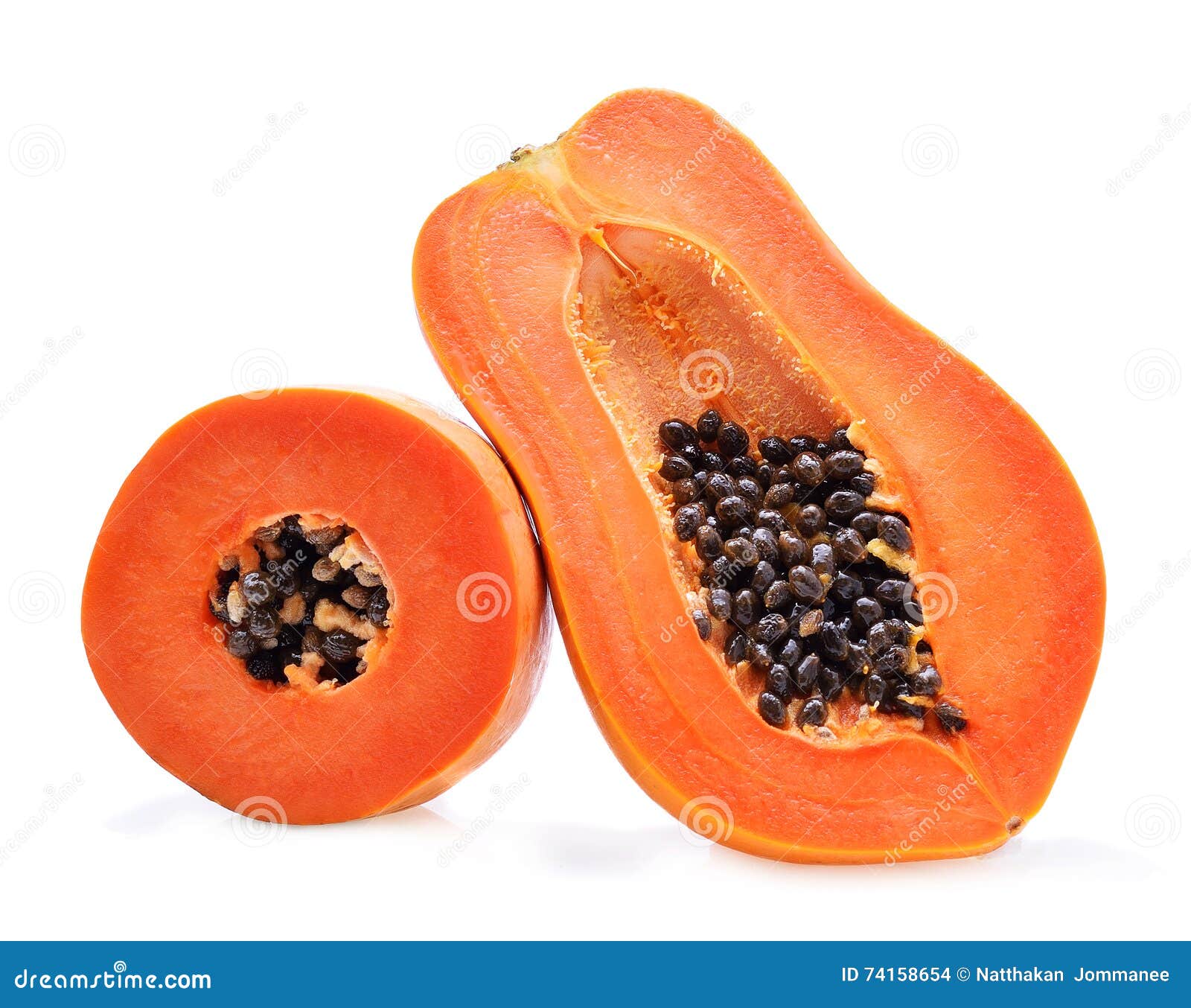 Ripe papaya stock photo. Image of coloration, nutrition - 74158654