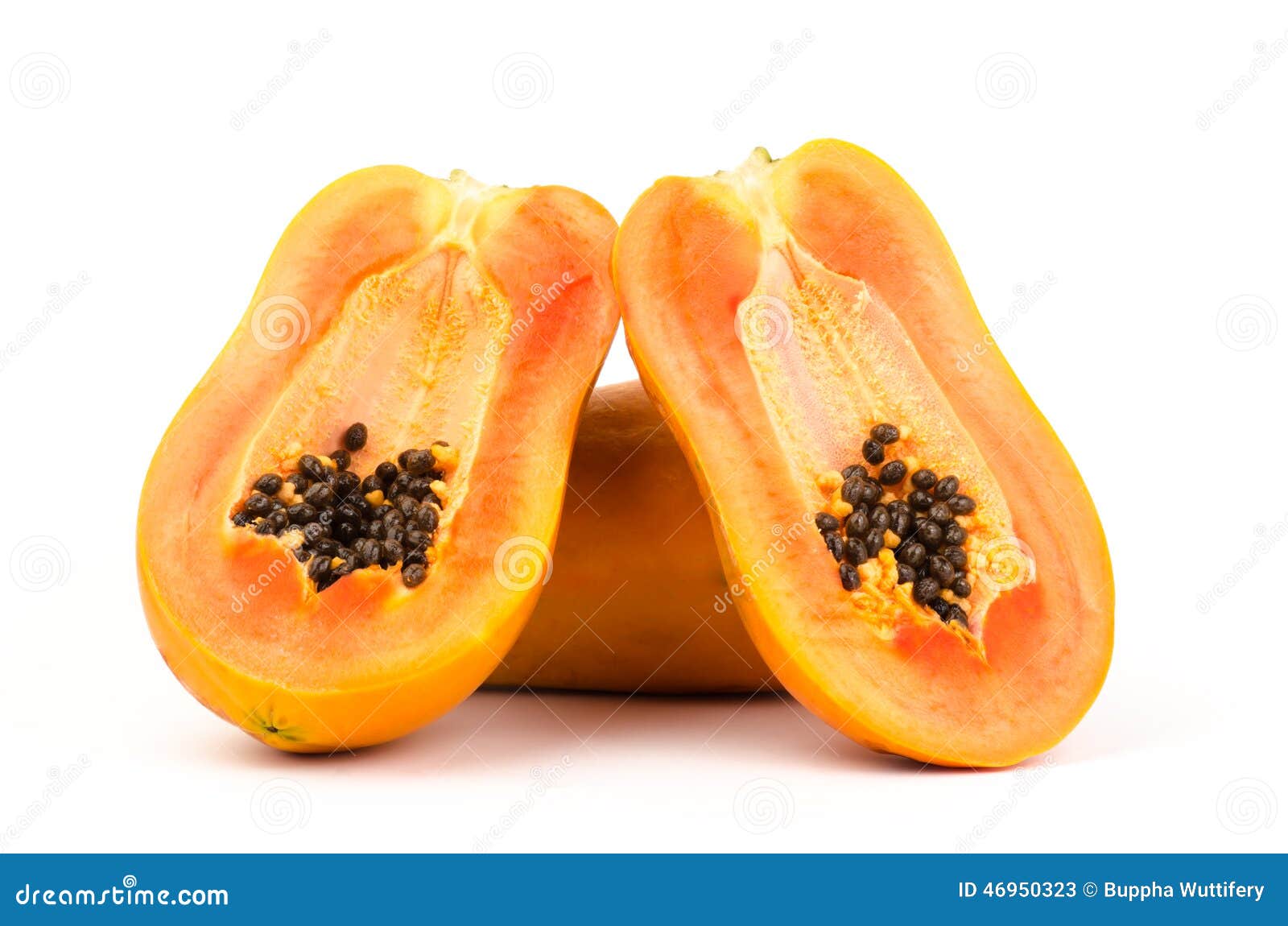 Ripe papaya stock image. Image of nutrient, papaya, ripe - 46950323
