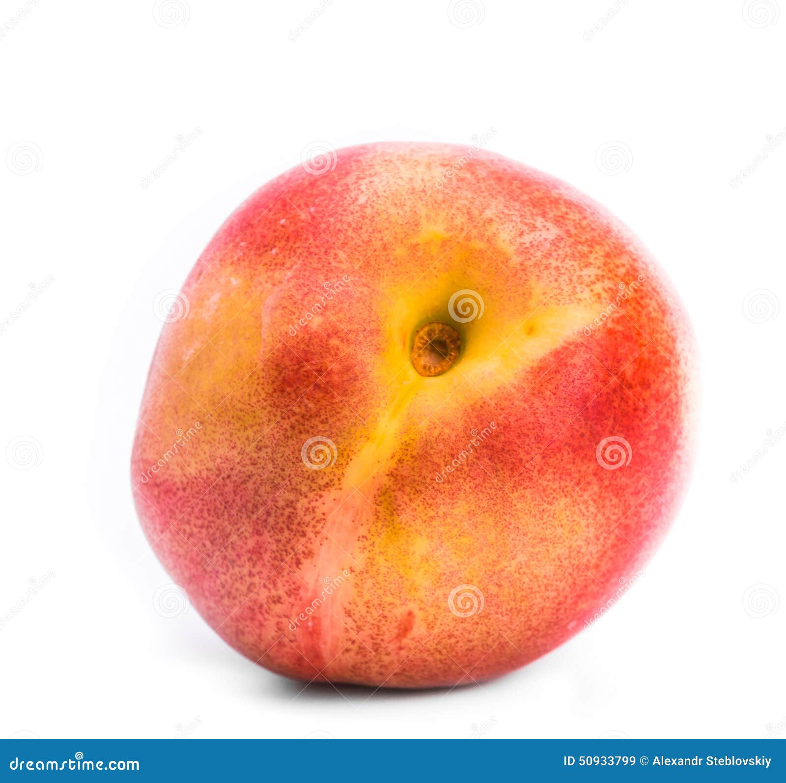 Ripe peach stock image. Image of isolated, healthy, edible - 50933799