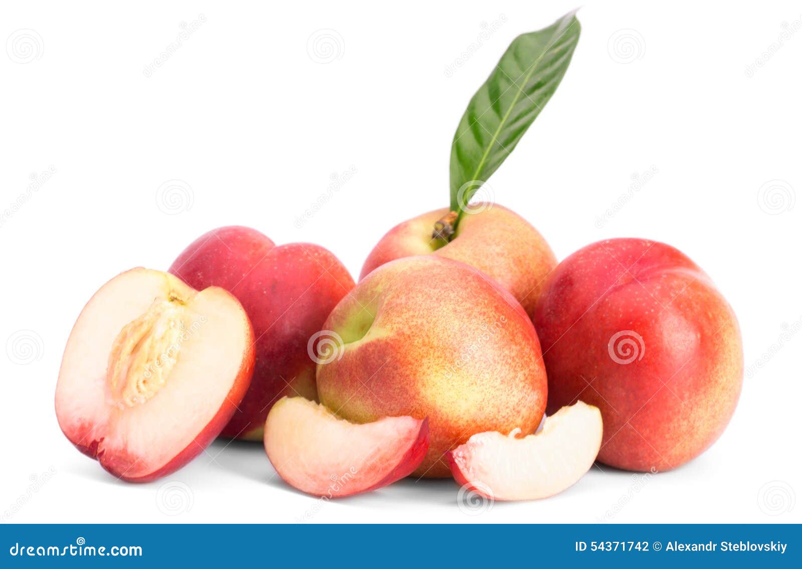 Ripe peach stock photo. Image of round, healthy, isolated - 54371742