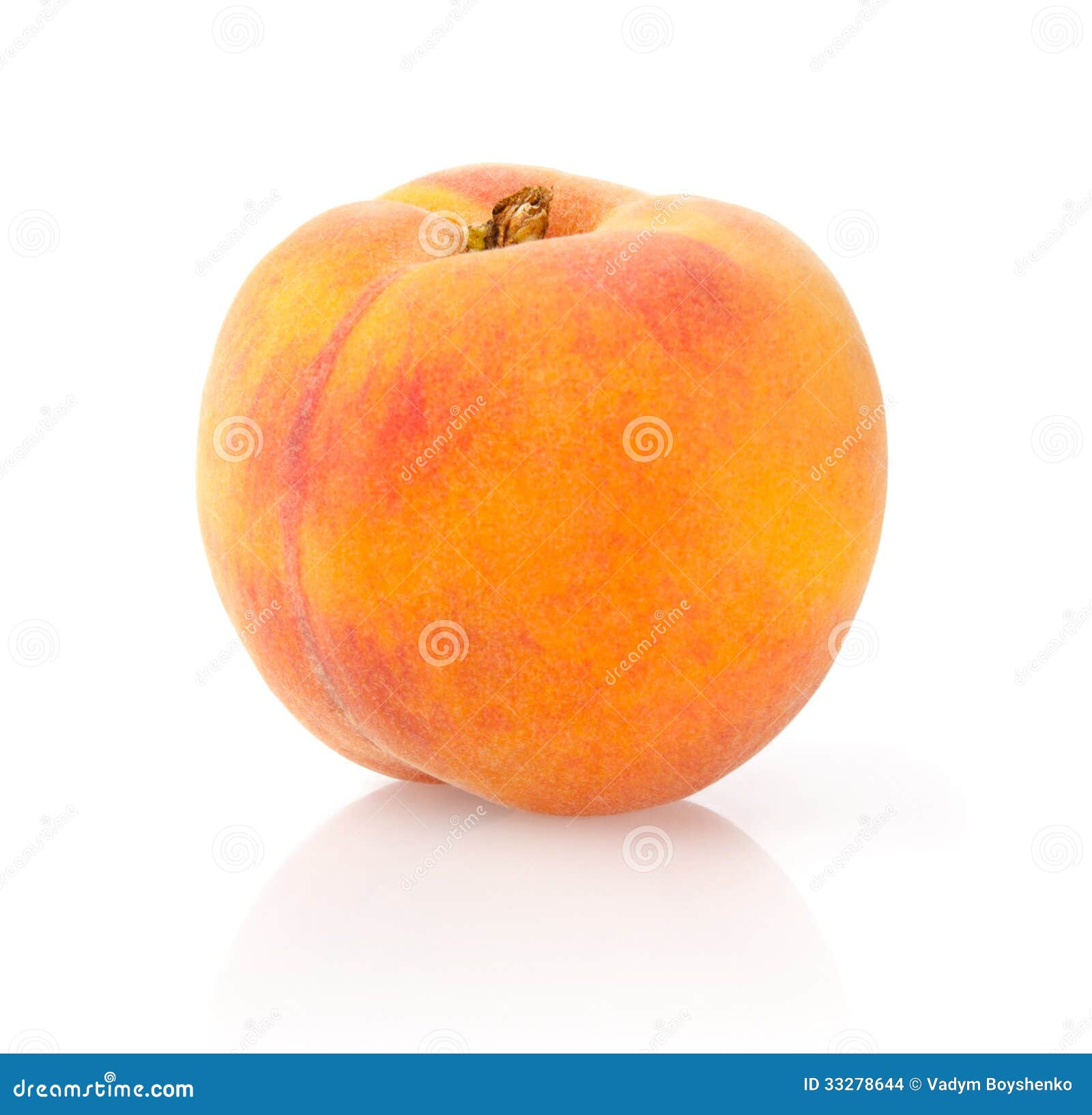 Ripe Peach stock photo. Image of eating, fluffy, isolated - 33278644