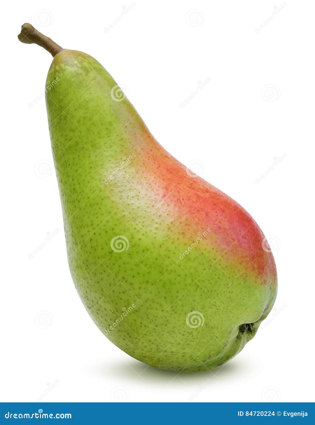 Ripe Pear Isolated Over White with Path Stock Photo - Image of isolated ...